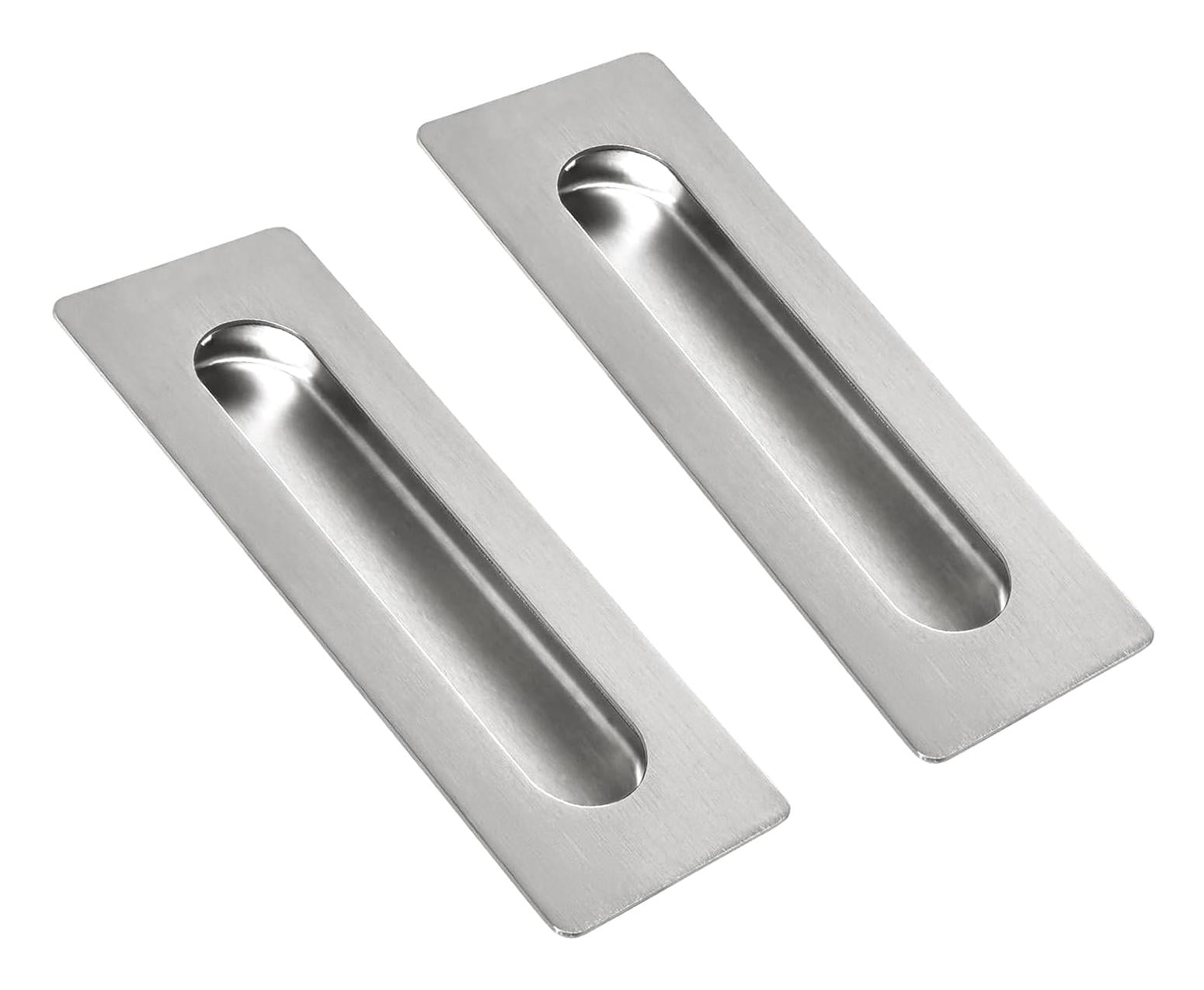 GZHJMY 2 Units of 7" Flush Pull Sliding Closet Door Handles, Recessed ...