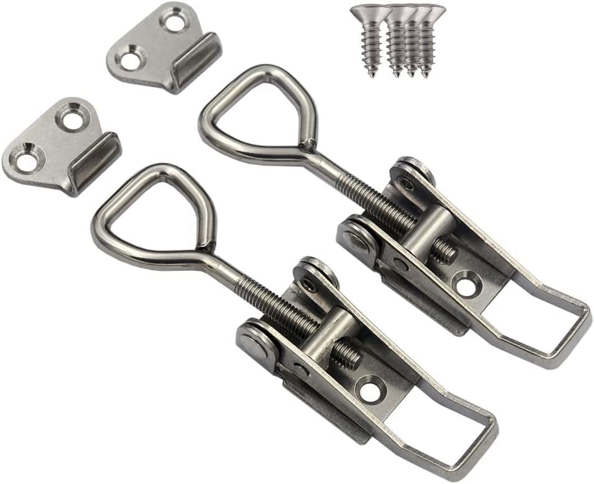 GZHJMY 2 packs Loading Limit 450 lbs Lock Hasp with 10 pcs Install ...