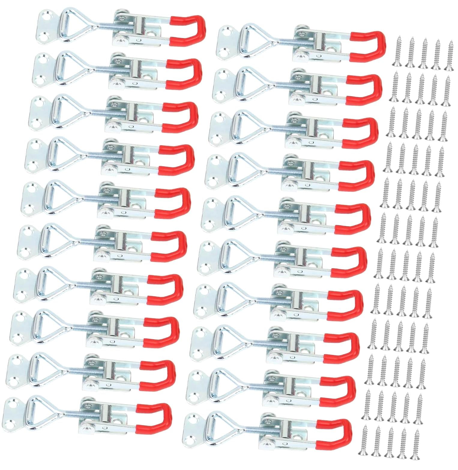 GZHJMY 20-Piece Adjustable Toggle Clamps, Pull Latches for Doors ...