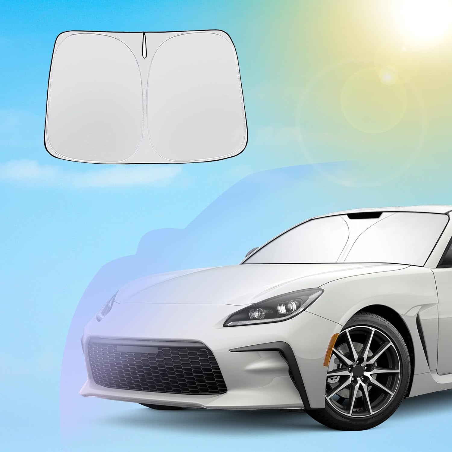 GZHJMY for 2022-2024 2025 ta GR86 Windshield Sunshade for 2023-2025 ta ...