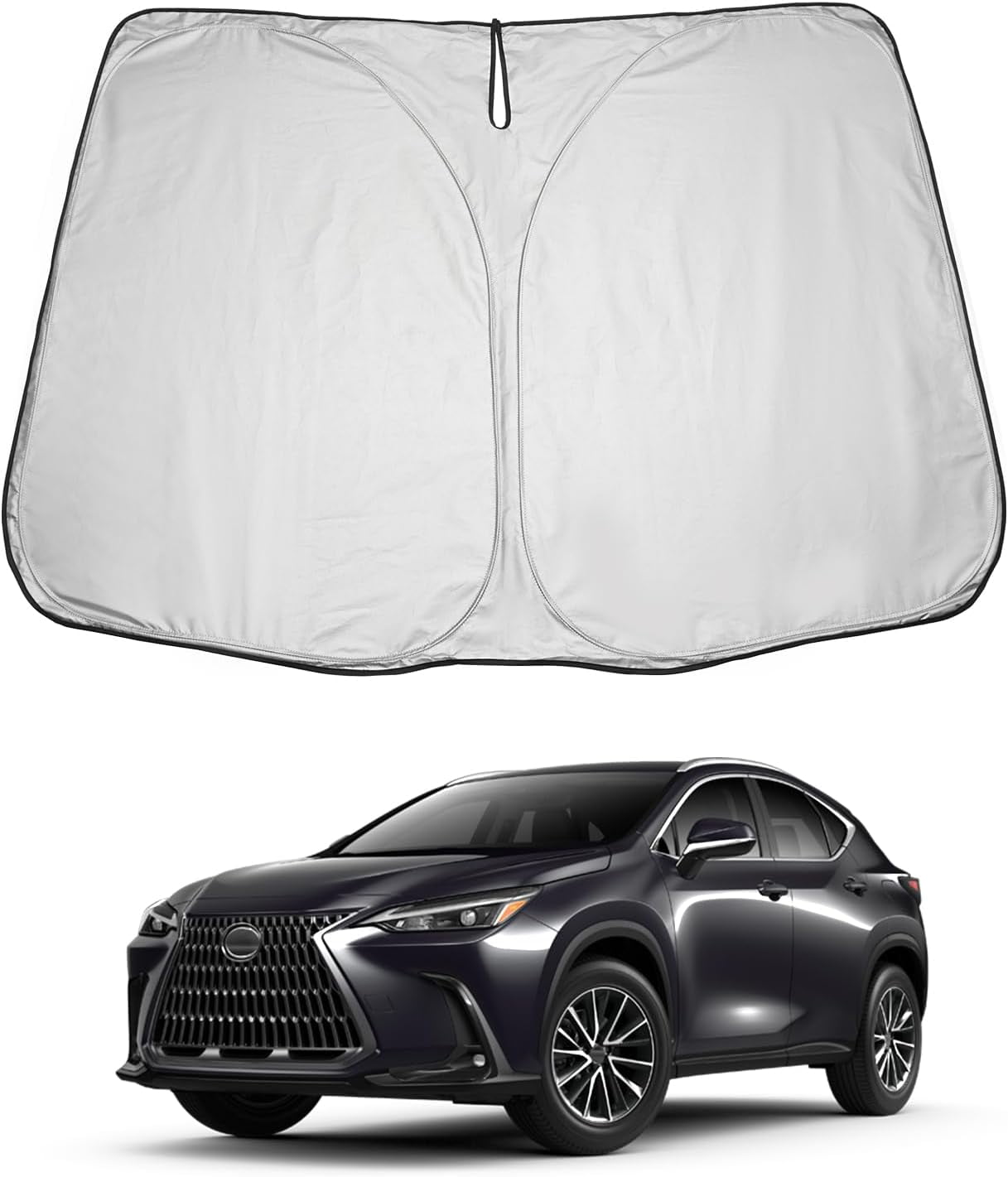 GZHJMY for 2022-2024 Lexus NX Windshield Sun Shade 2024 NX Lexus Windshield Sunshades 2024 Lexus ...