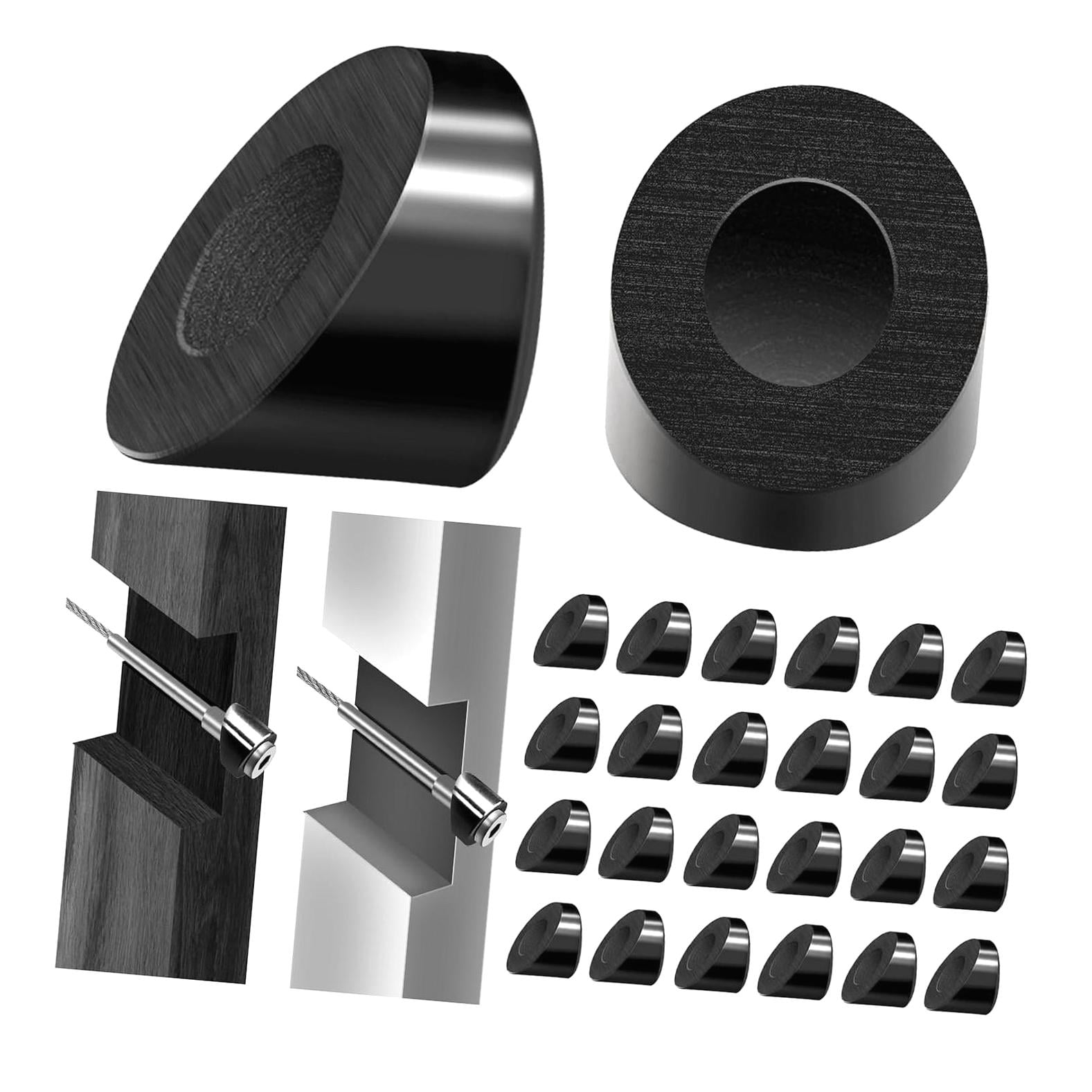 GZHJMY 24 Pieces 3/8" Angle Washers for Cable Railing Stair End, 30 ...