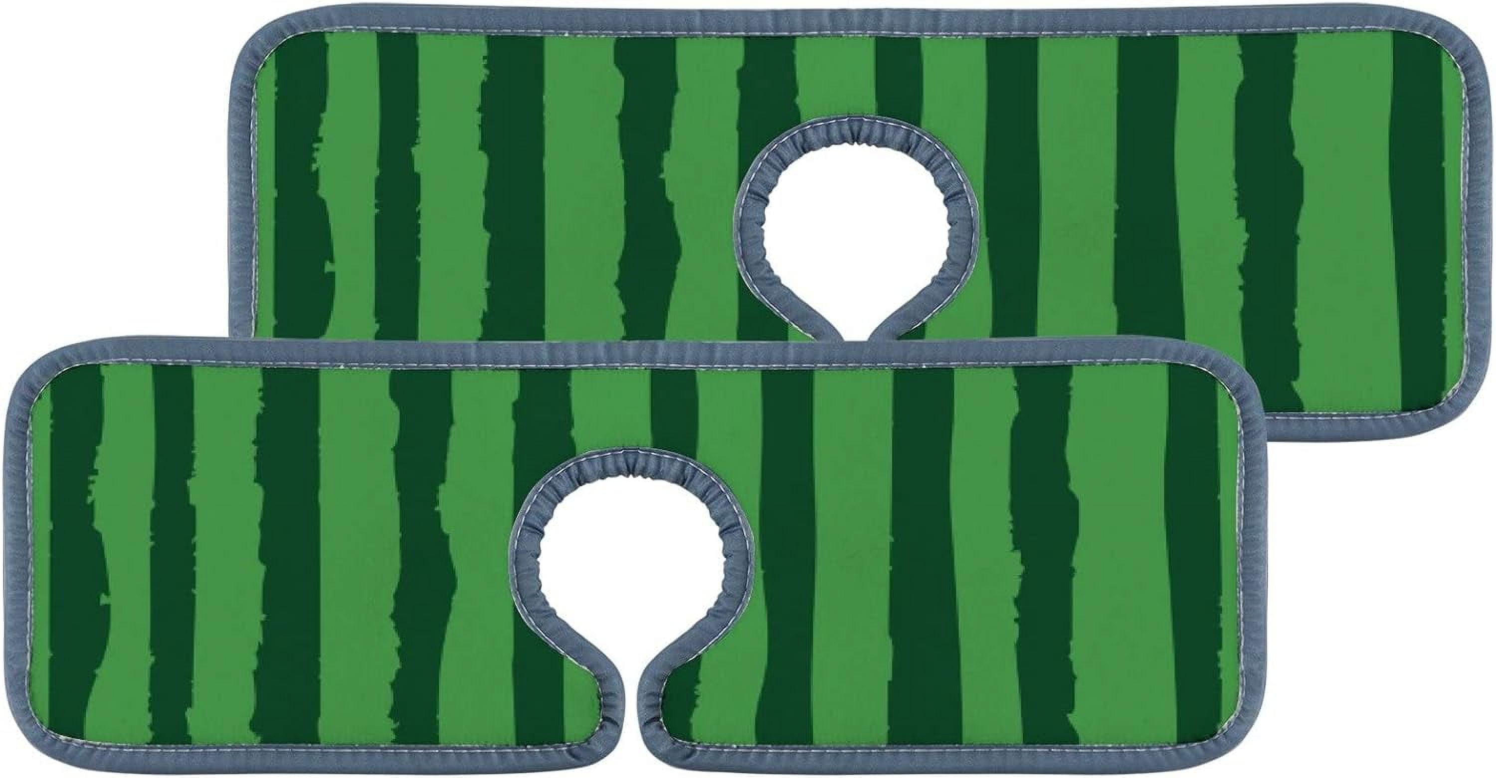 GZHJMY 2PCS Faucet Absorbent Mat, Watermelon Stripe Washable Sink ...