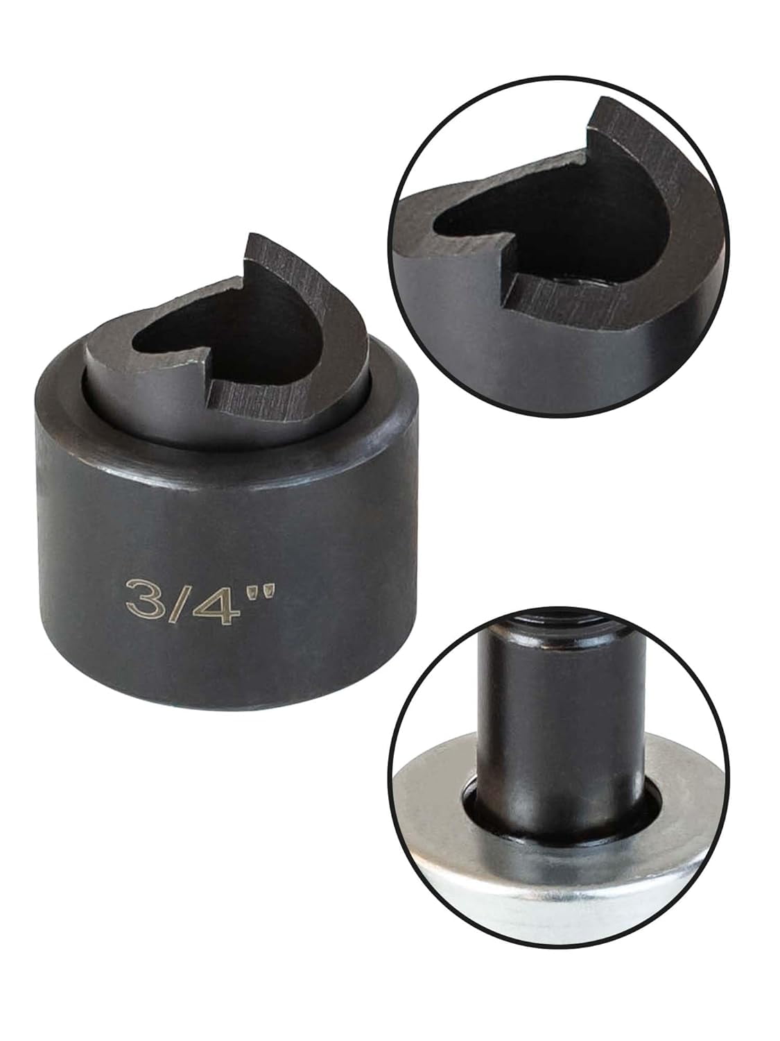 GZHJMY 3/4" Conduit Knockout Unit with Manual Draw Stud - Creates a 1. ...