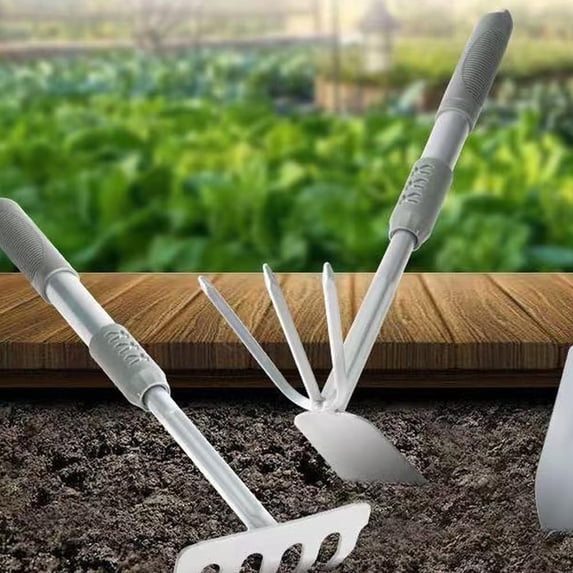 GZHJMY 3-Piece Garden Hand Tool Set, Ergonomic Handles, Includes Trowel ...