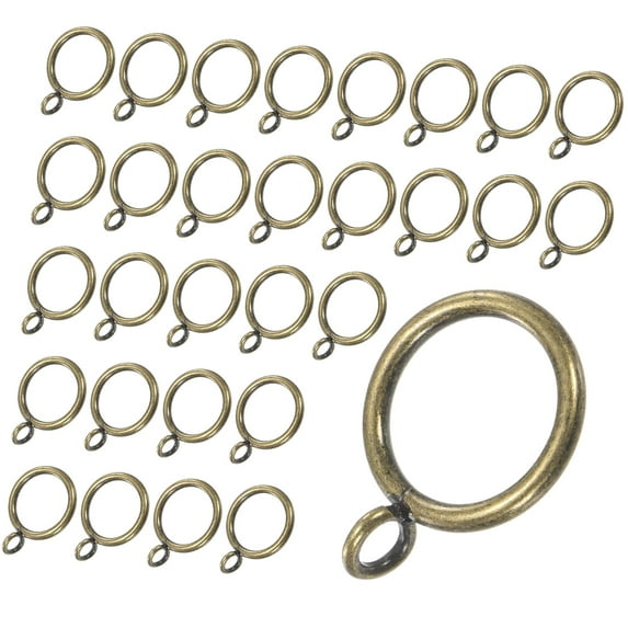 GZHJMY 30-Pack Bronze Curtain with Eyelet, Rustproof Metal for Curtain ...