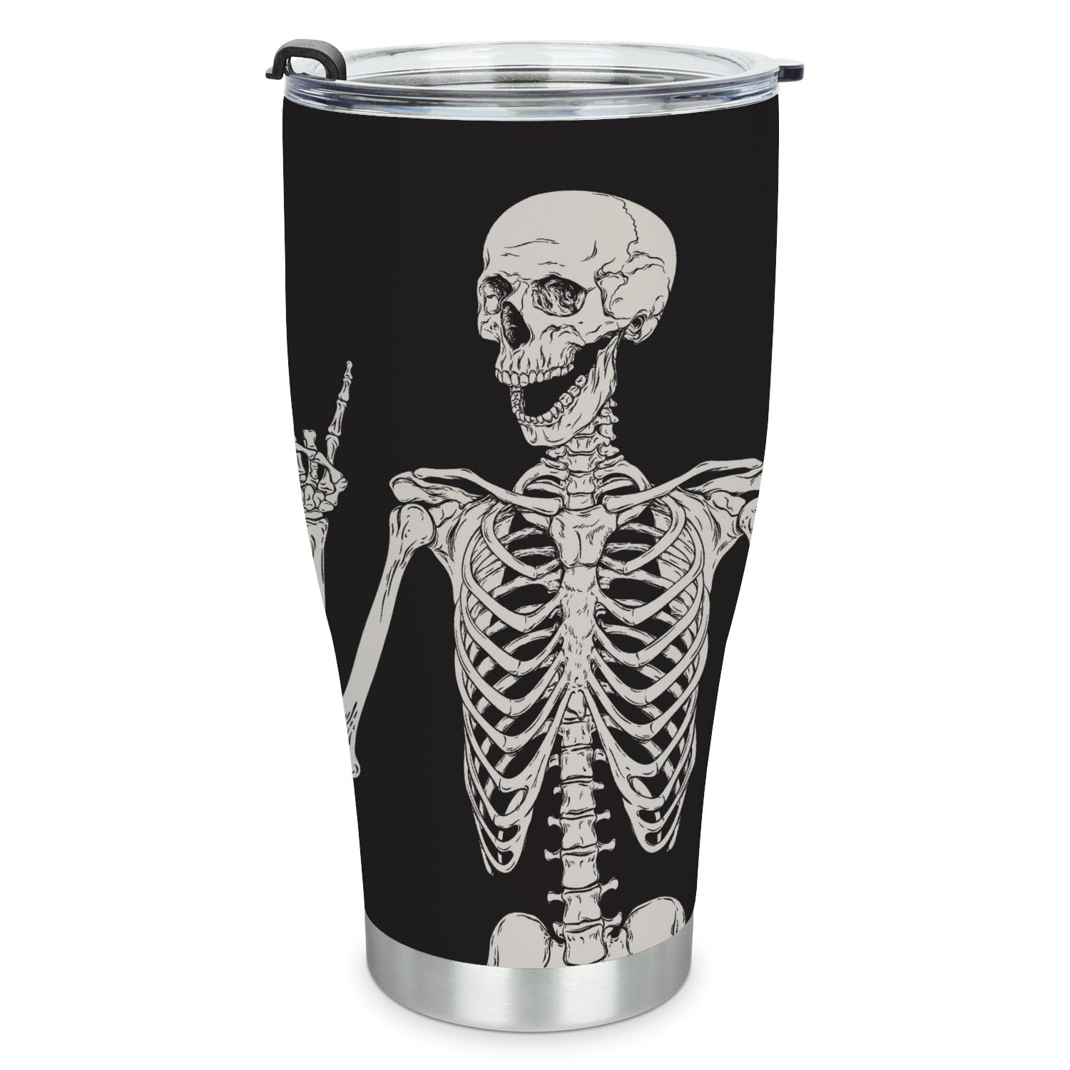 GZHJMY 30OZ Car Cup Travel Mug, Hip Hop Skull 304 Stainless Steel ...