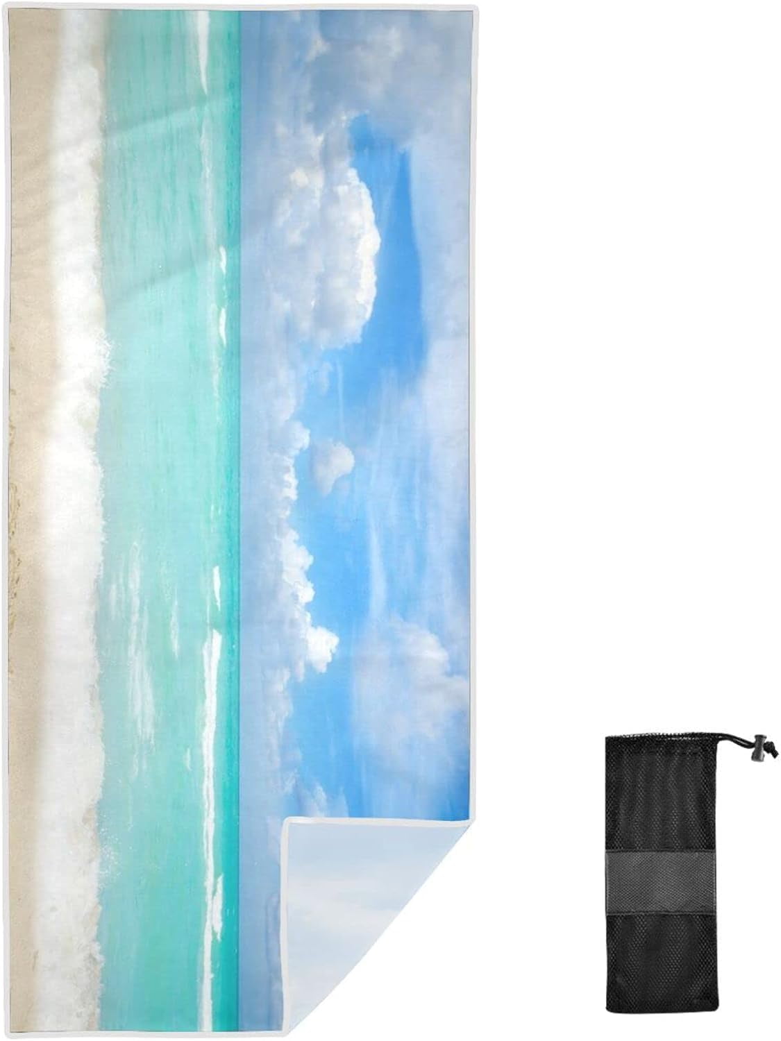 GZHJMY 30x60In Absorbent Quick Drying Beach Towel, Delicate and Easy to ...
