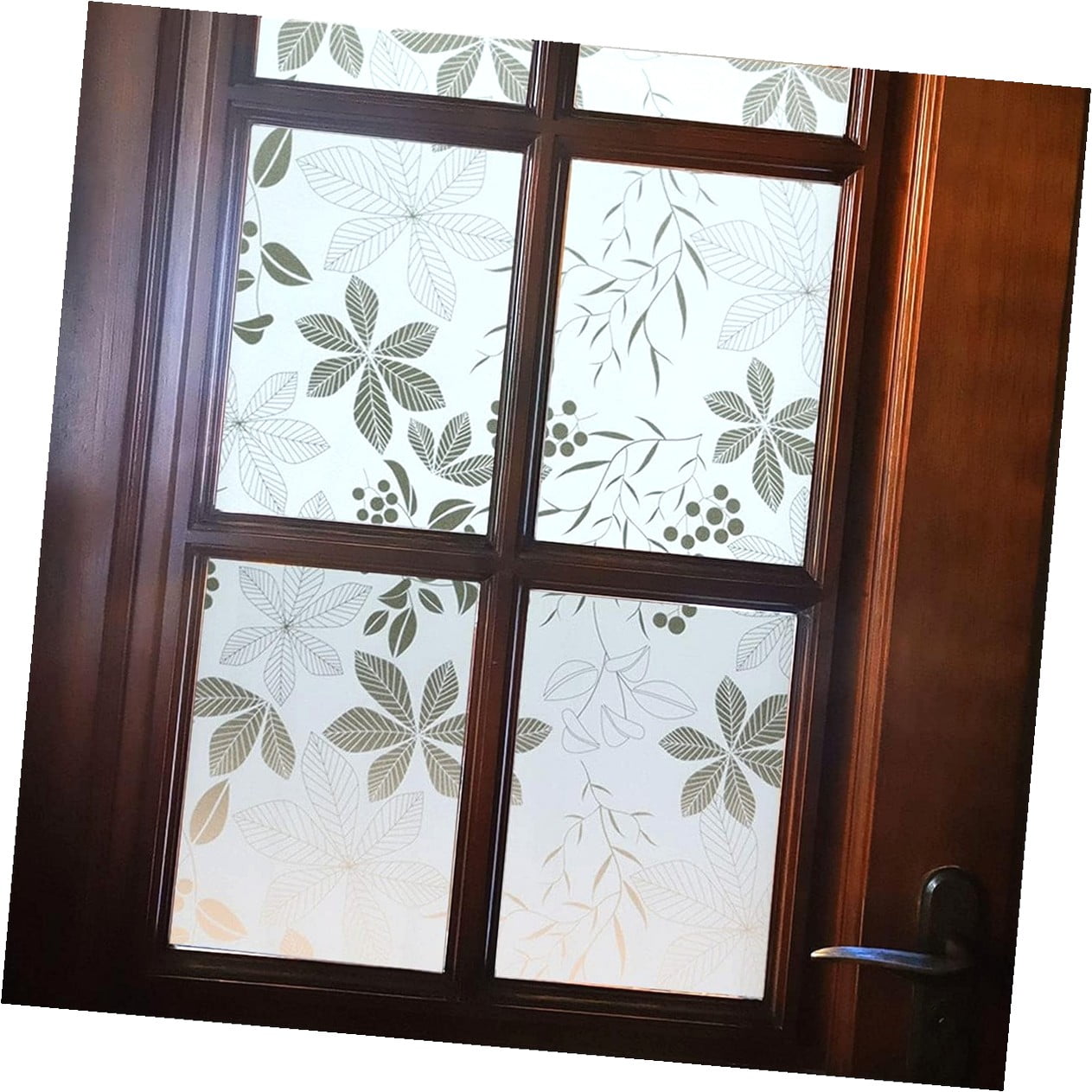 GZHJMY 35.4" by 78.7" White Frosted Privacy Window Film, Removable ...