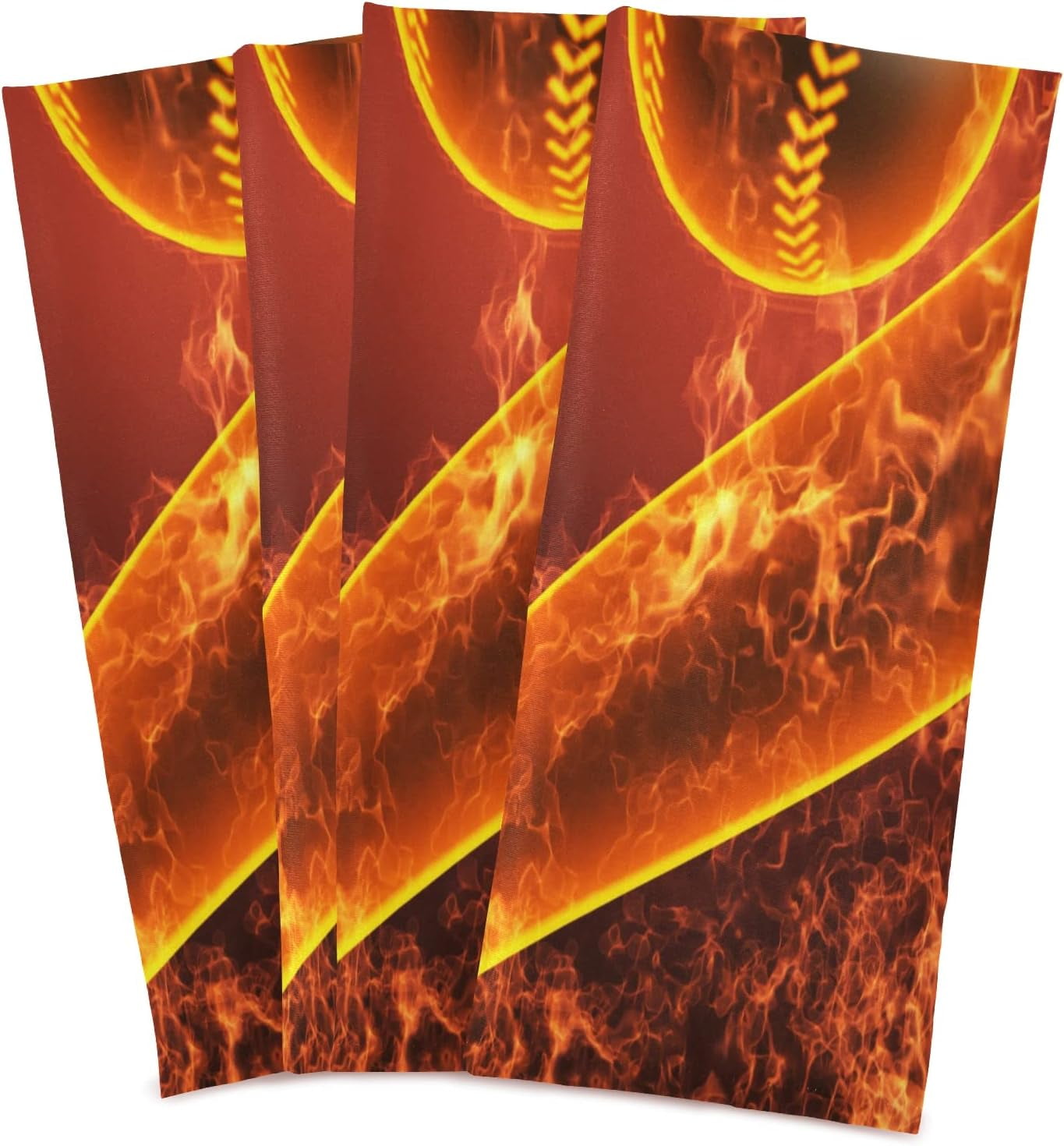 GZHJMY 3D Baseball Kitchen Dish Towel Set, Drying Kitchen Towels Tea ...