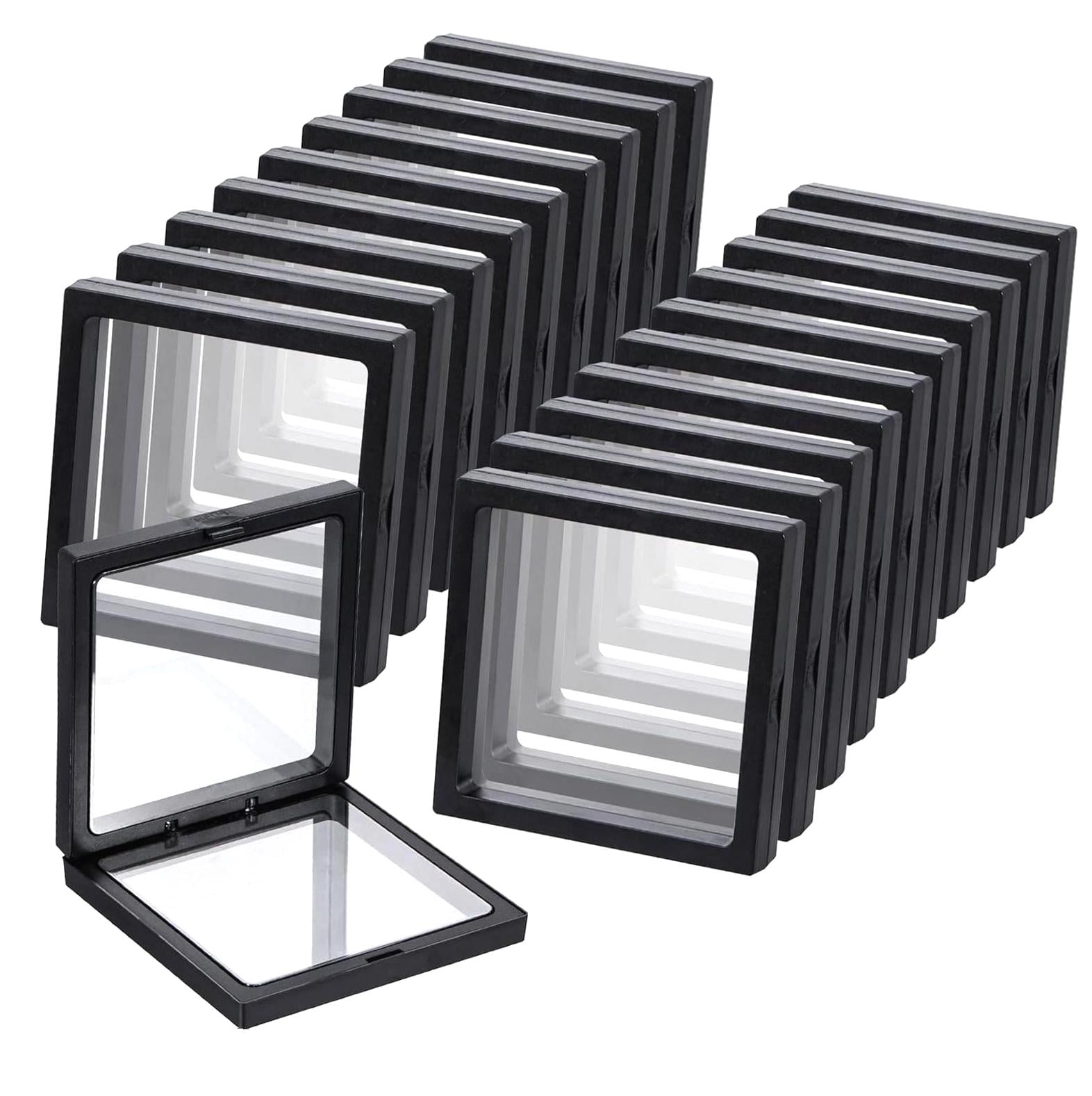 GZHJMY 3D Floating Frame Display Holder Stands, Coin Display Stands Set ...