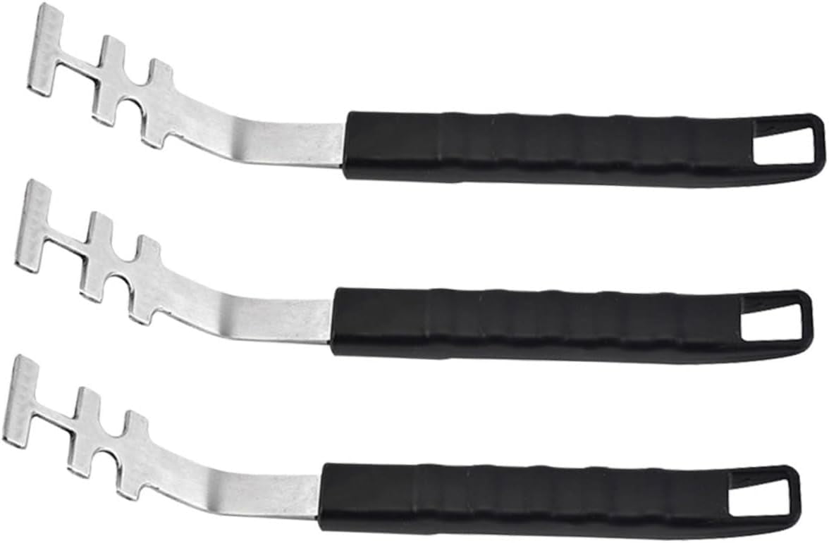GZHJMY 3pc Bbq Tools Set Stainless Steel Anti-scald Grill Grate Lifter ...