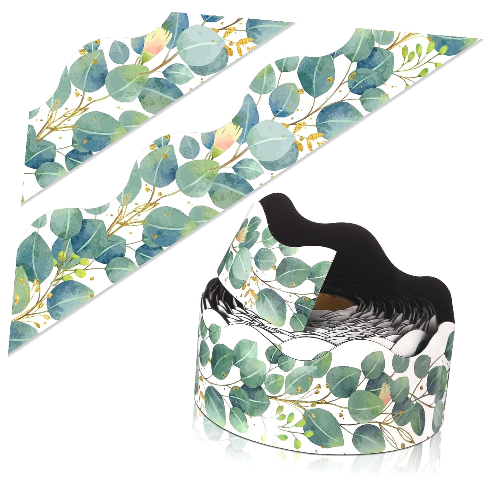 GZHJMY 49 ft Eucalyptus Magnetic Borders for Classroom Bulletin Board ...