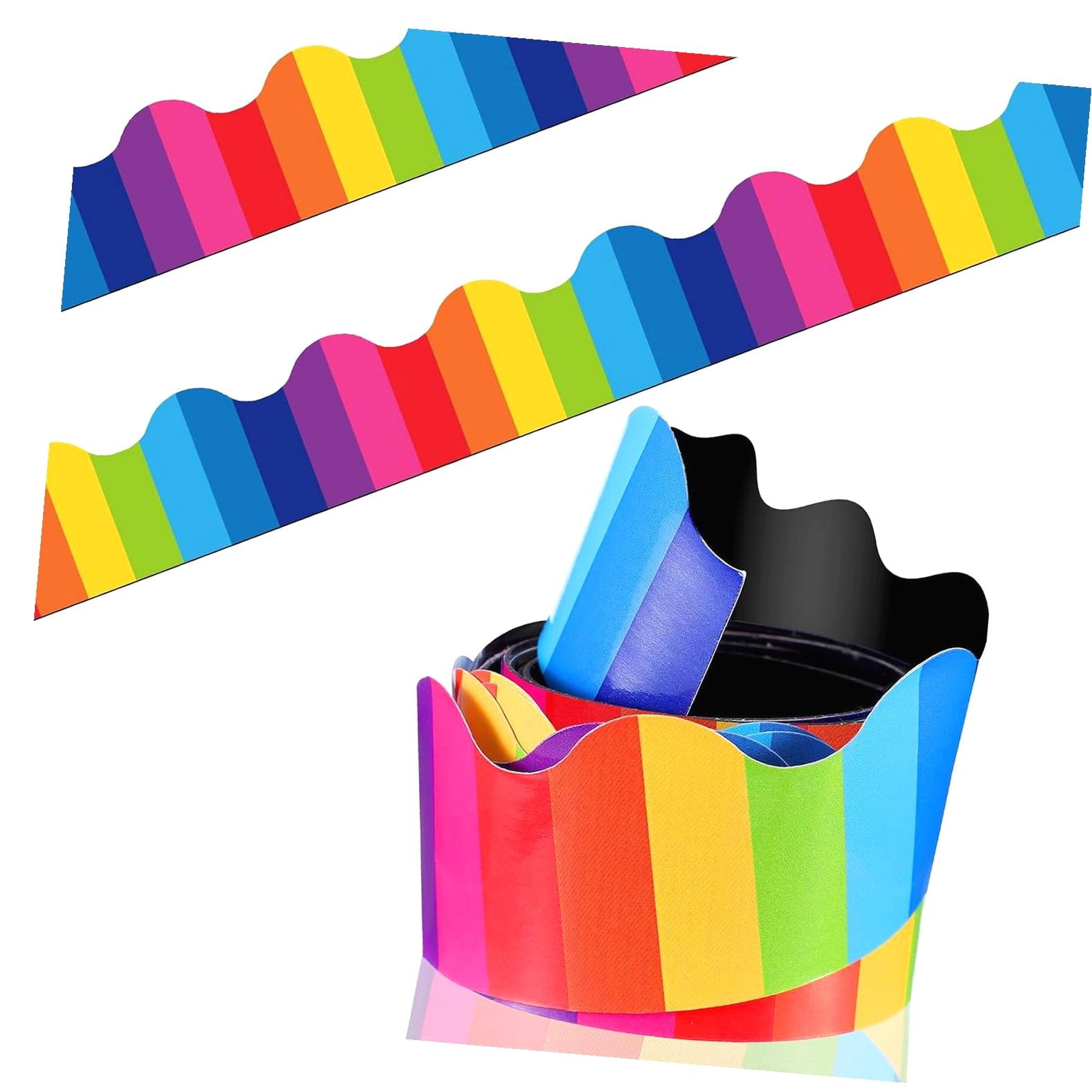 GZHJMY 49 ft Magnetic Borders for Classroom, Magnetic Whiteboard Strips ...