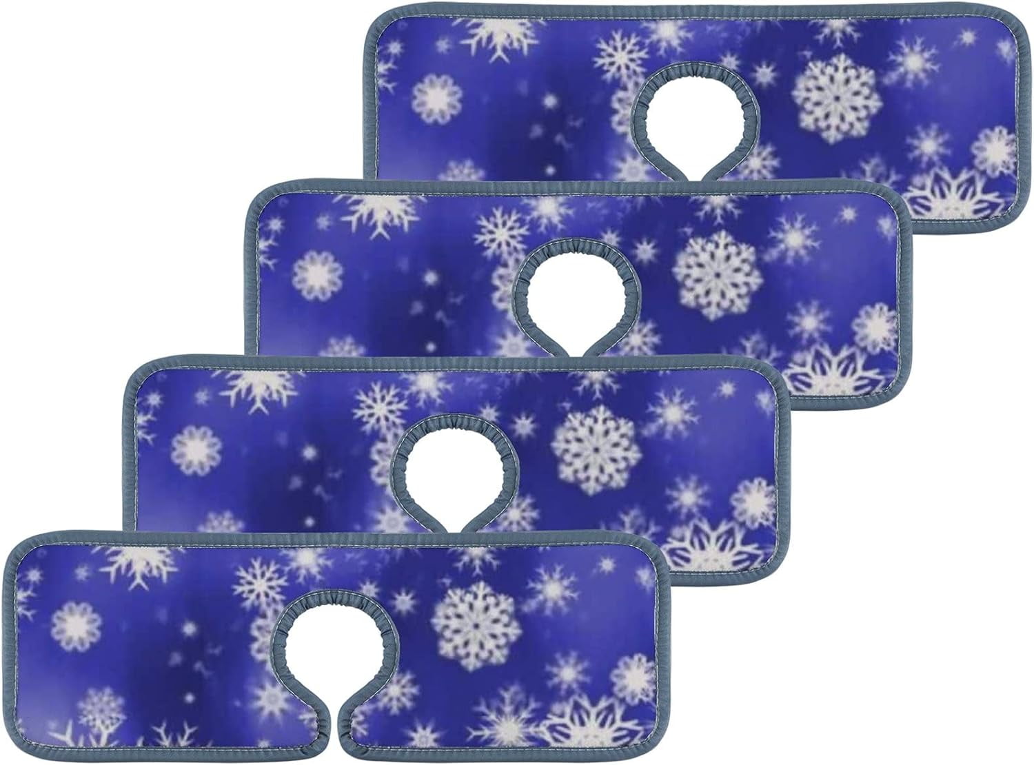 GZHJMY 4PCS Faucet Absorbent Mat, Watercolor Cactus Washable Sink ...