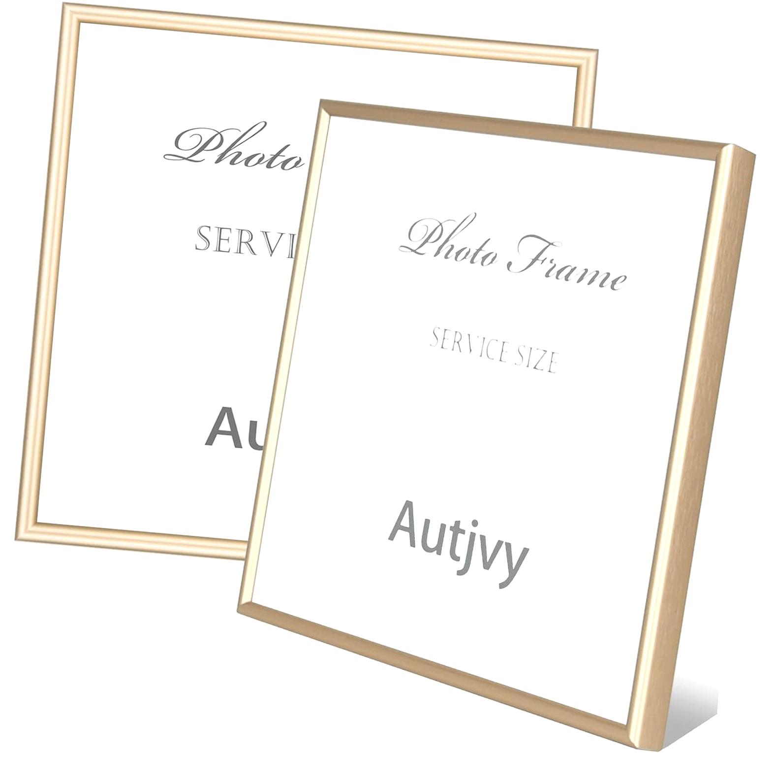 GZHJMY 4x4 Picture - Stylish Brushed Thin Aluminum Metal Square Frame ...