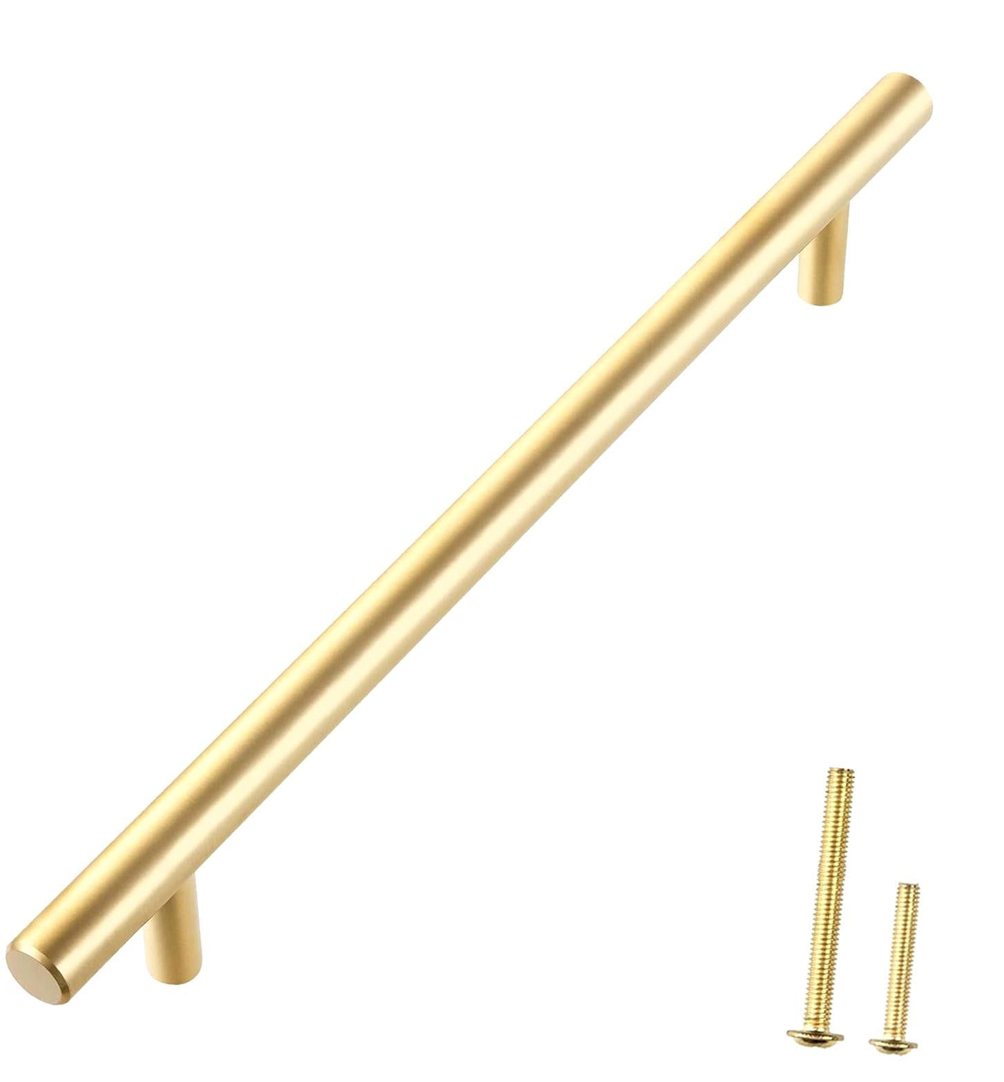 GZHJMY 5-Pack Solid Cabinet Pulls, Euro Style T Handles, 3-3/4-Inch ...