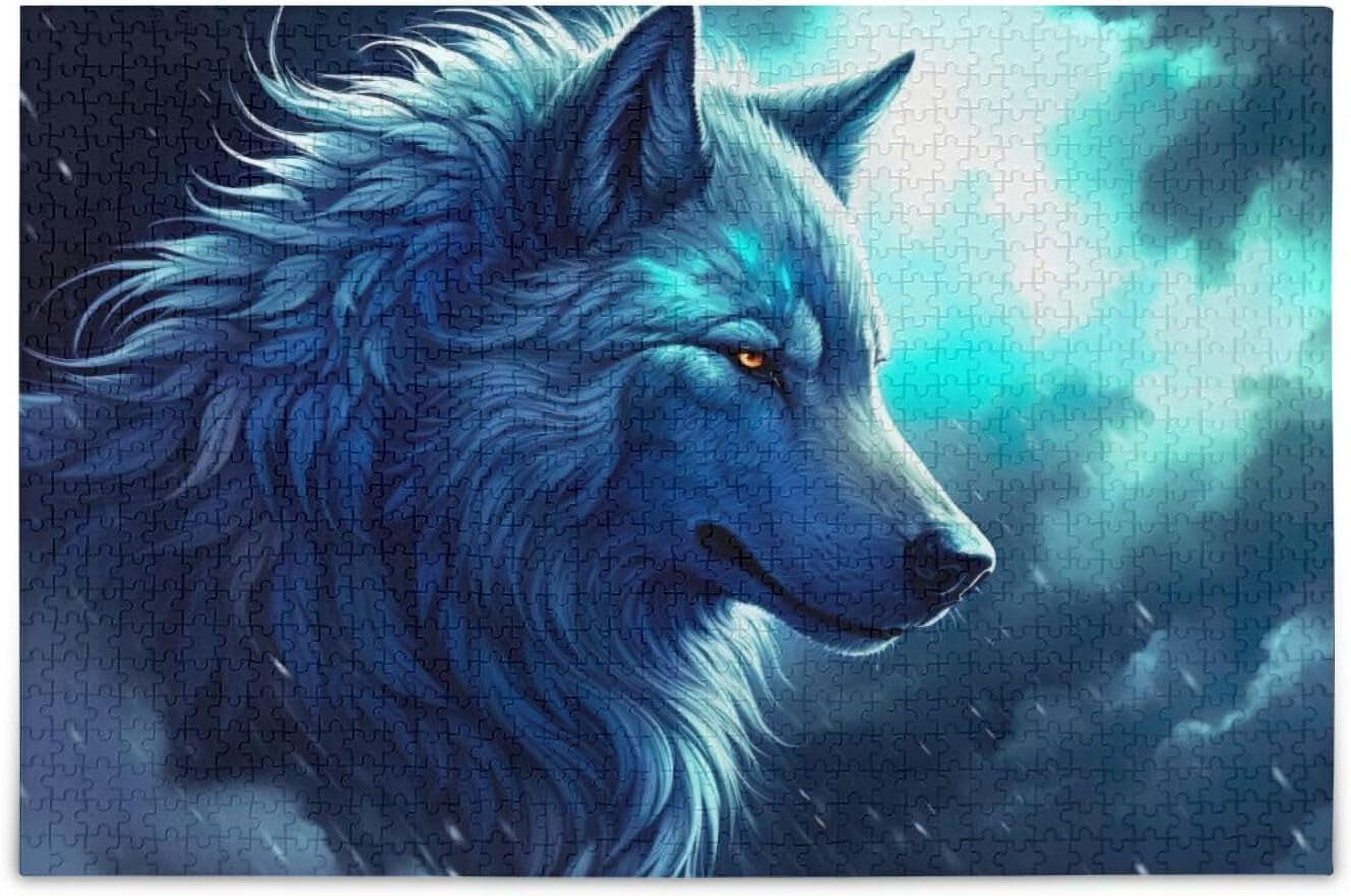 GZHJMY 500 PCS Wolf Puzzles for Adults and Kids, Puzzle for Adults Fun ...