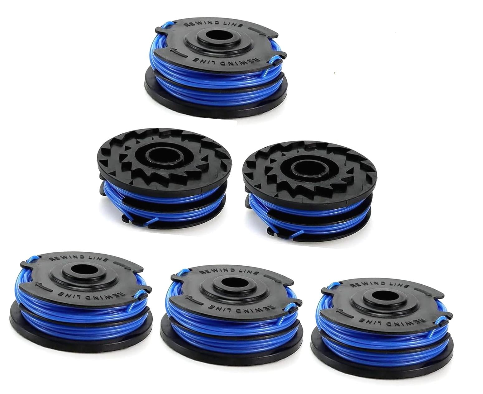 GZHJMY 6-Pack 30ft 0.065" 88512 Dual Line Trimmer Spool Replacement, Includes Eater Spool with ...