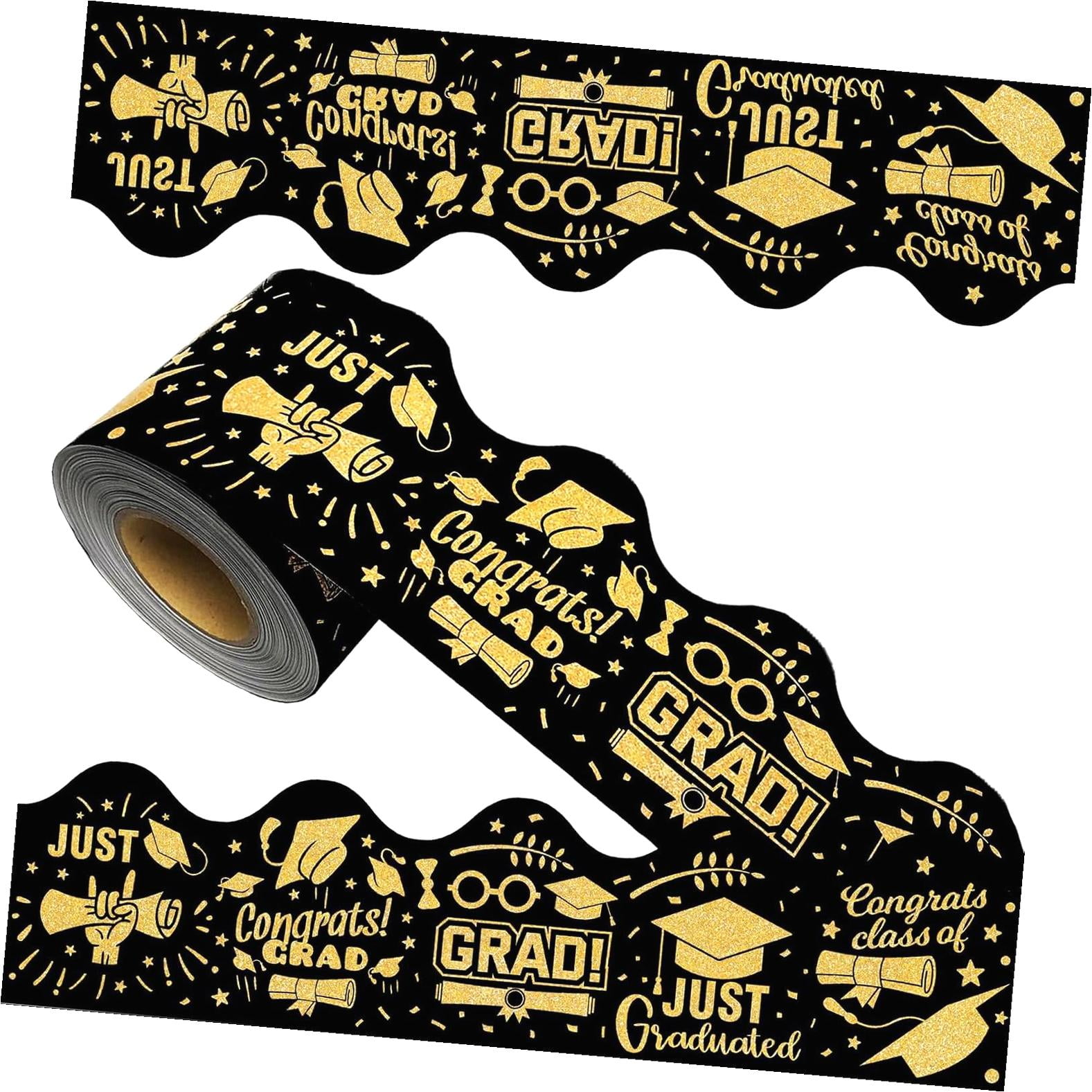 GZHJMY 69 Feet Graduation Bulletin Board Decorations Congrats Grad ...