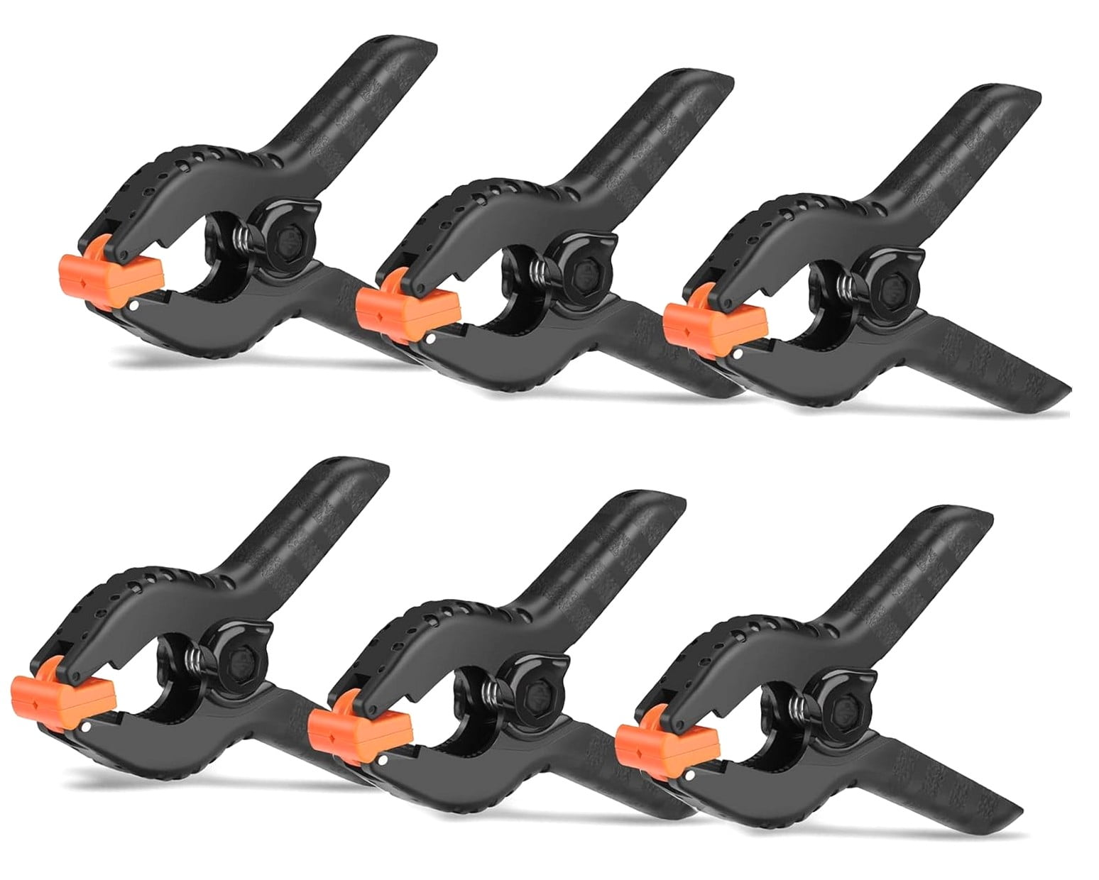 GZHJMY 【6Pack -Grade Clamps】Plastic Clamps for Woodworking, Photography ...