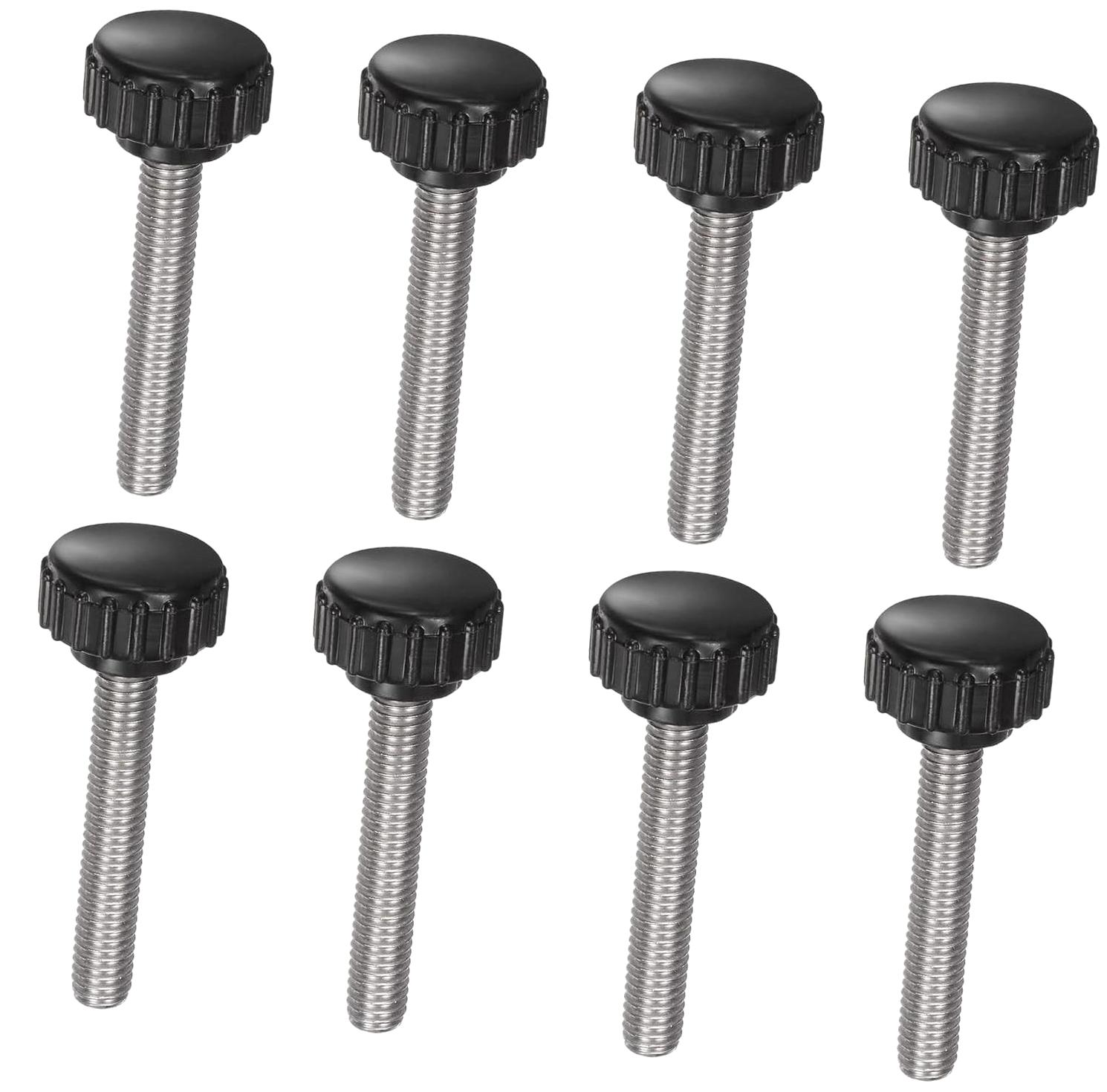 GZHJMY 8pcs Knurled Clamping Knobs M6 x 35mm Metric 304 Stainless Steel ...