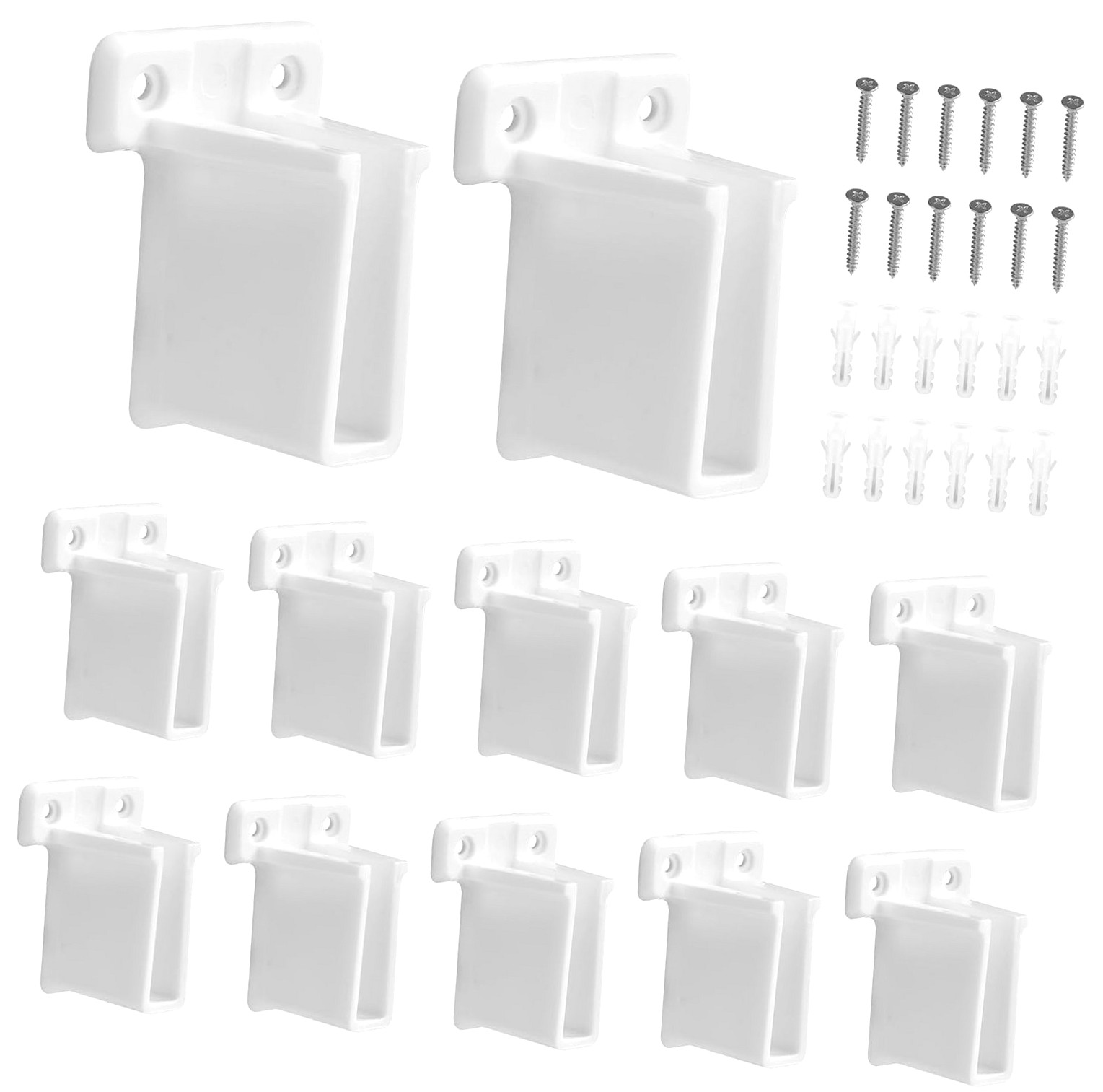GZHJMY 8pcs Wire End Brackets, Closet Shelves Brackets Wall Mount ...