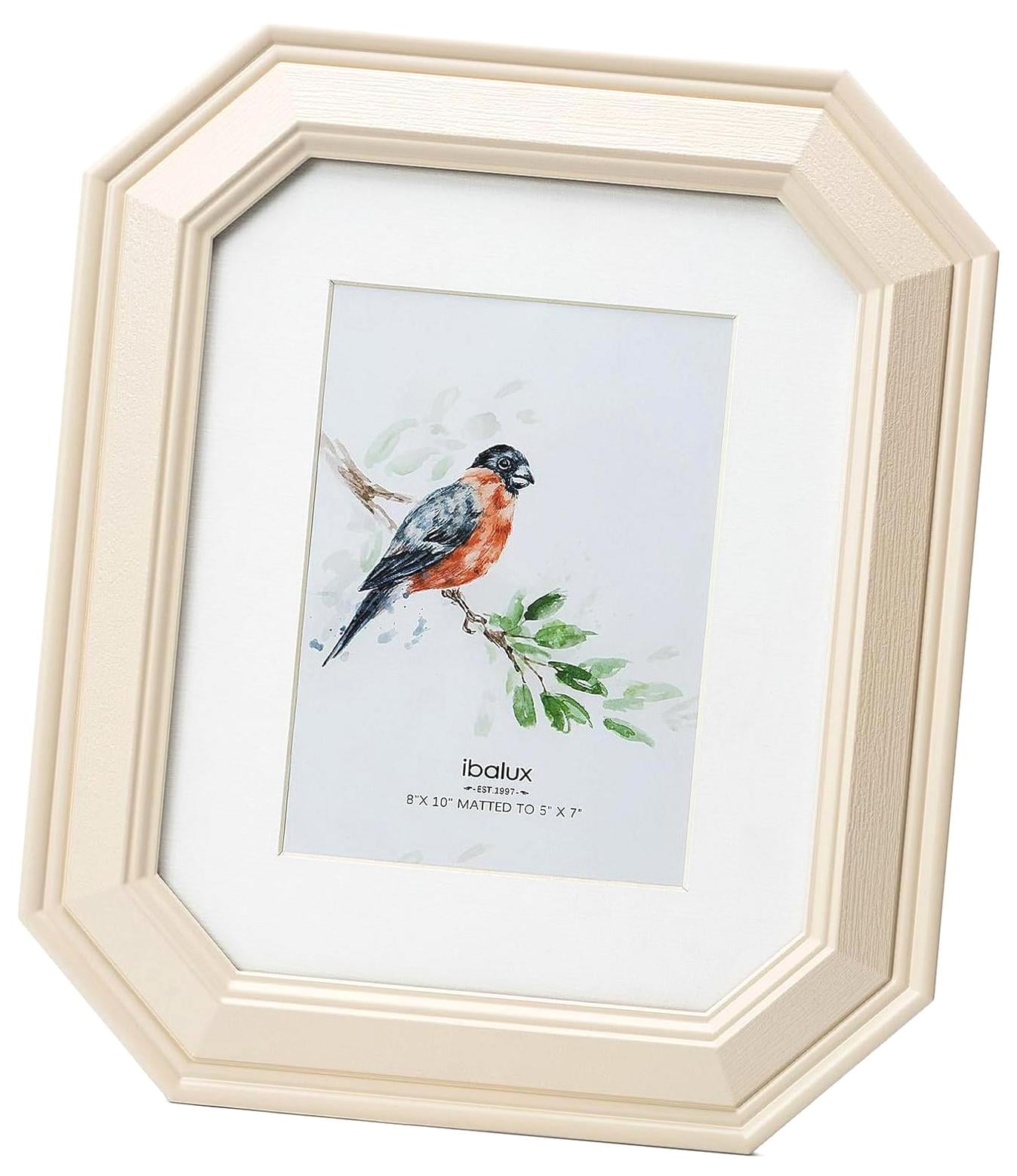 GZHJMY 8x10 Picture Frame Photo Frame, Made of Solid MDF Wood with Real ...