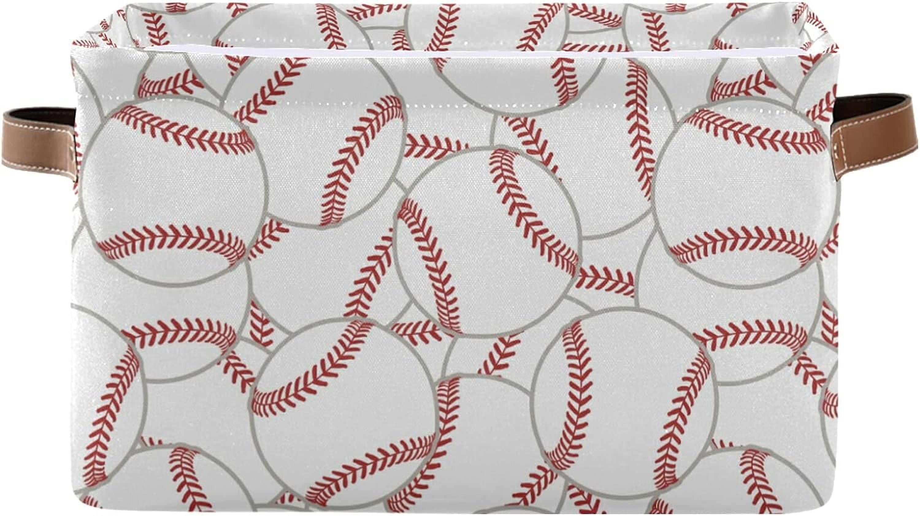 GZHJMY A Lot Of Baseball Storage Bin Collapsible with Handle, 1PCS ...