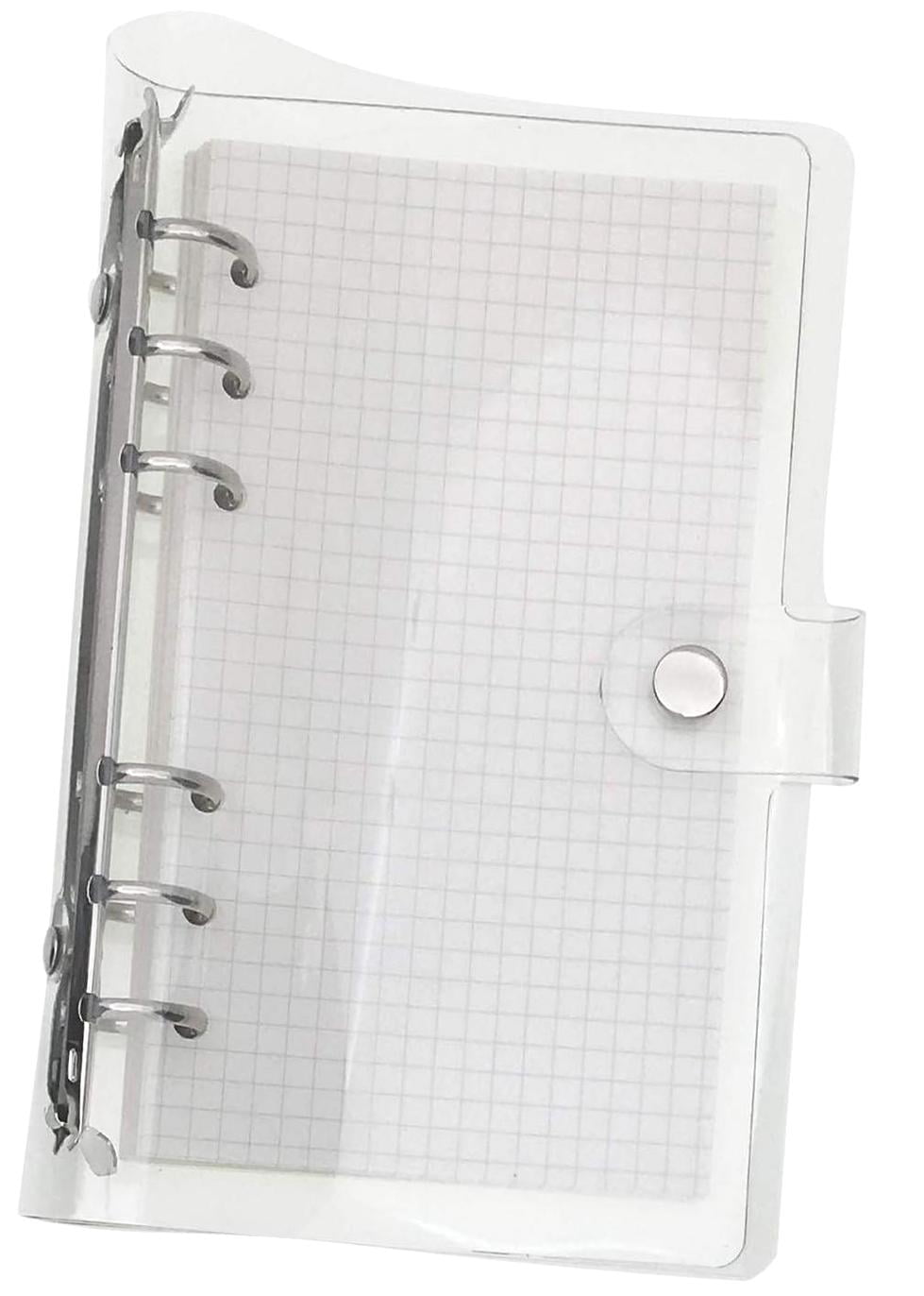 GZHJMY A6 A5 6-Hole Vibrant PVC Cover Round View Binder with Snap ...
