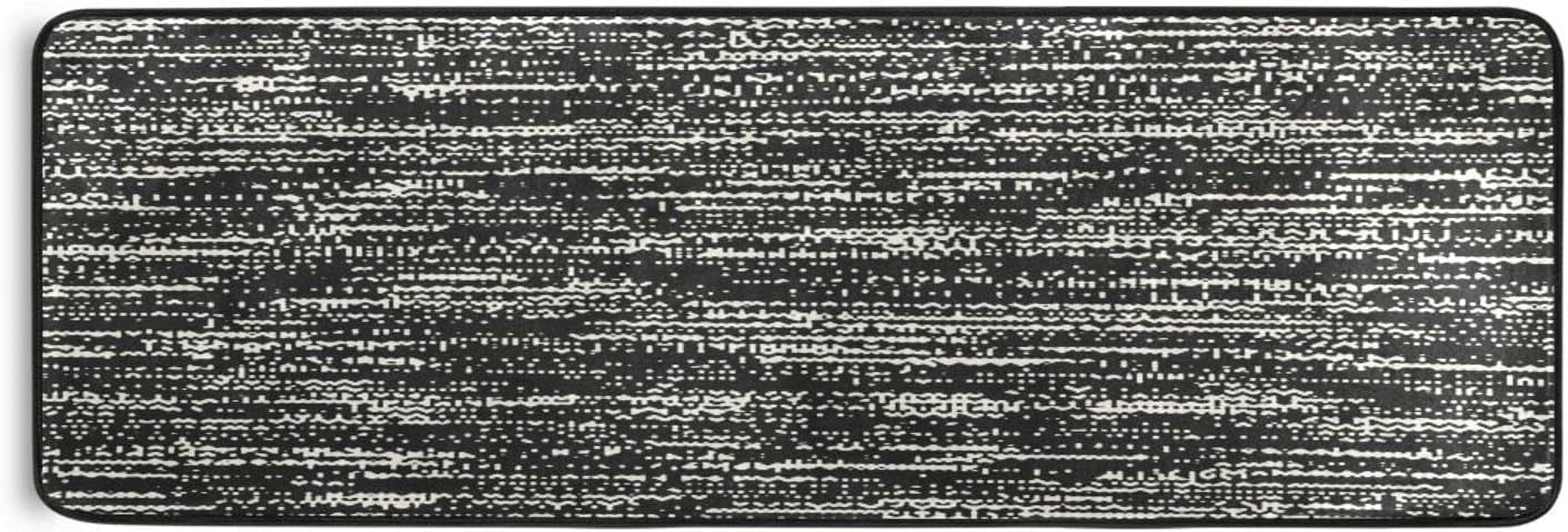 GZHJMY Abstract Black Spots Area Rug - 2' x 6' Washable Runner Rugs ...