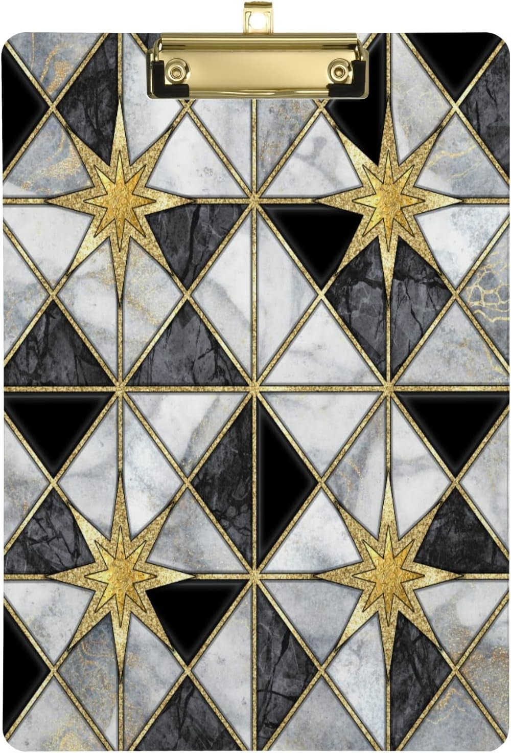 GZHJMY Abstract Geometric Modern Marble Acrylic Clipboard Letter Size 9 ...