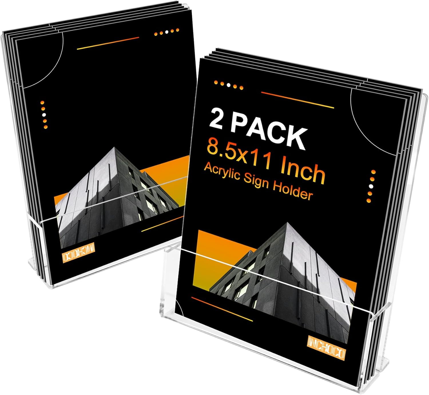 GZHJMY Acrylic Brochure Holder 8.5 x 11 Inches Clear Plastic Brochure ...