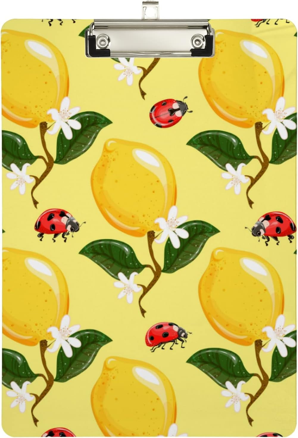 GZHJMY Acrylic Clipboards 9" x 12.5", Tropical Yellow Lemons Stardard ...