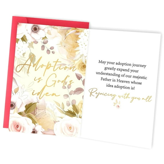 GZHJMY Adoption Card for Adoptive Parents, Happy Adoption Day Card ...