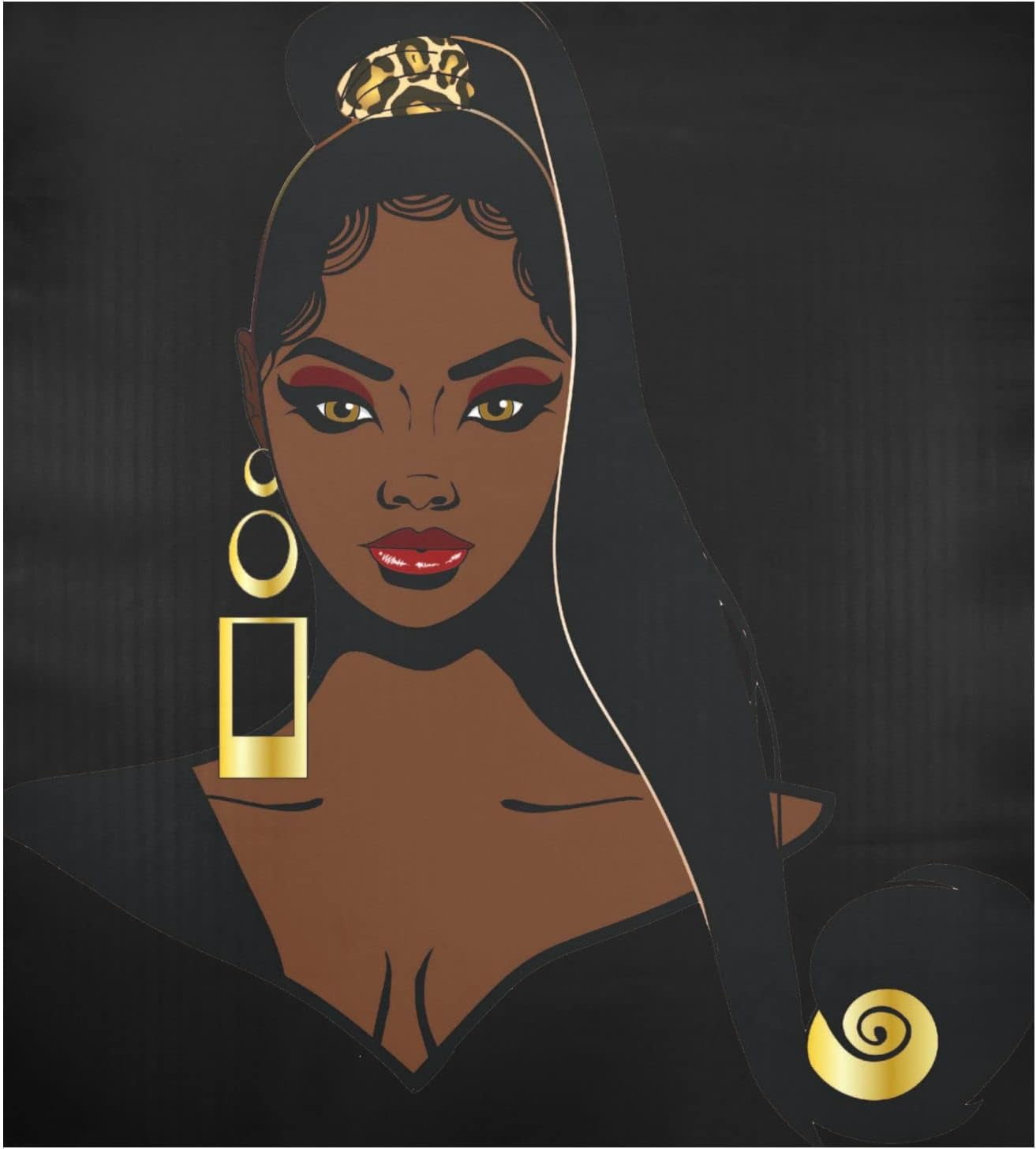 GZHJMY Afro African American Black Large Dishwasher Magnet Magnetic ...