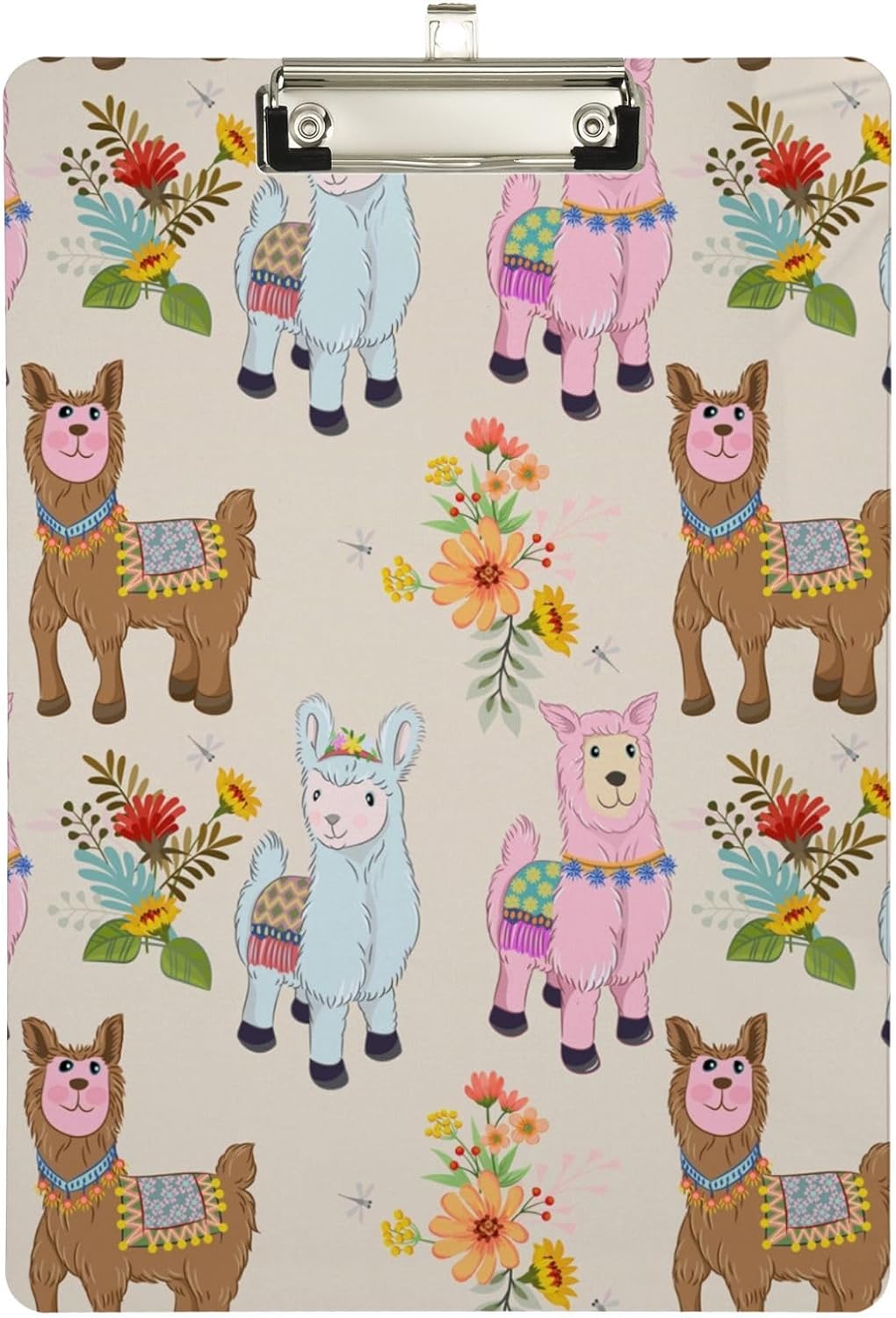 GZHJMY Alpaca Llama Clipboard Classrooms Office Clipboard A4 Standard ...