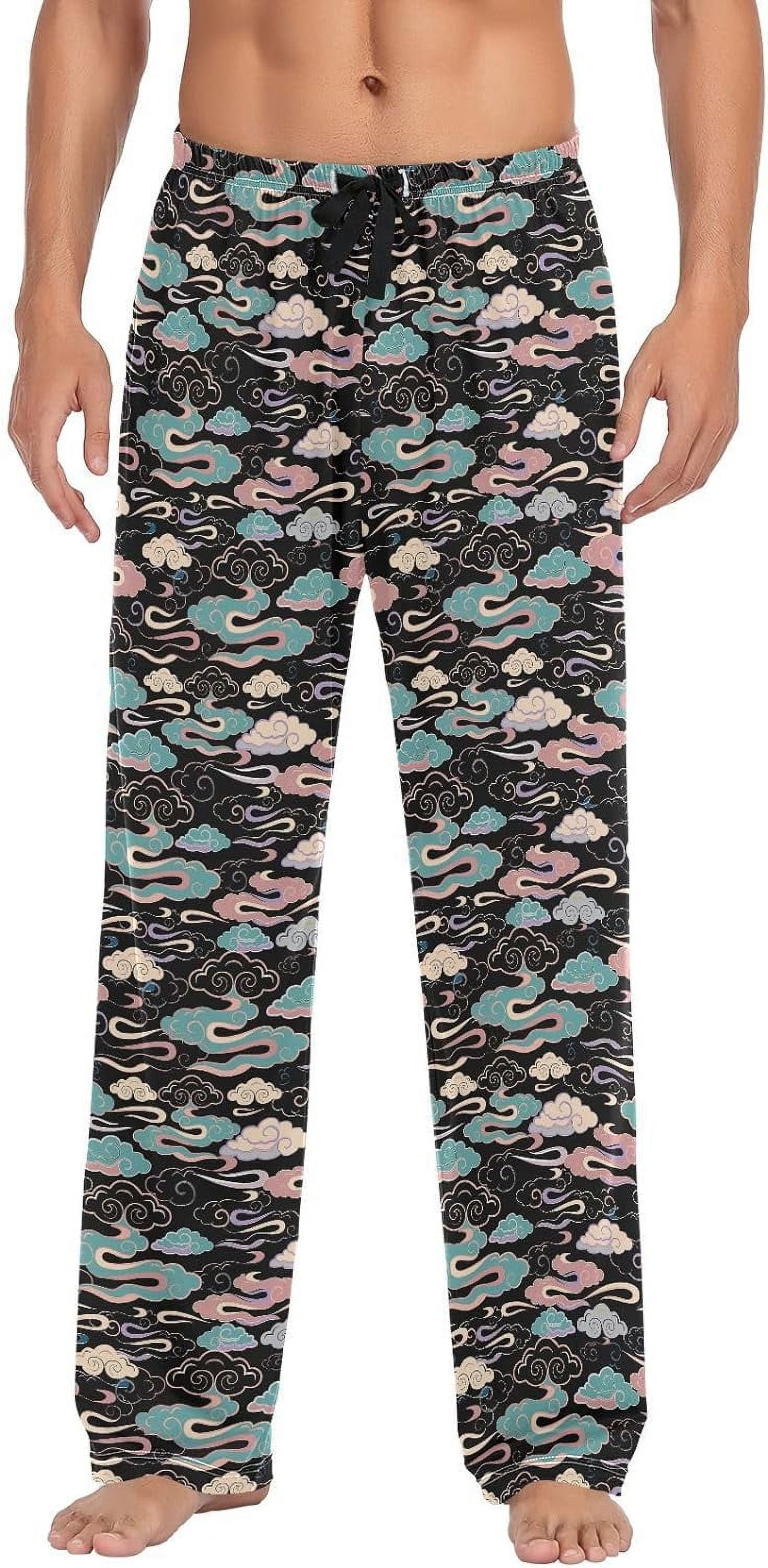 GZHJMY Auspicious Clouds Men's Pajama Pants, Soft and Comfortable ...