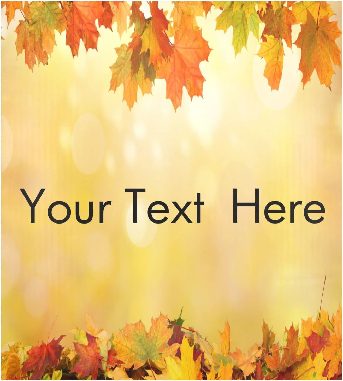 GZHJMY Autumn Maple Leaves Custom Name Dishwasher Magnet Cover ...