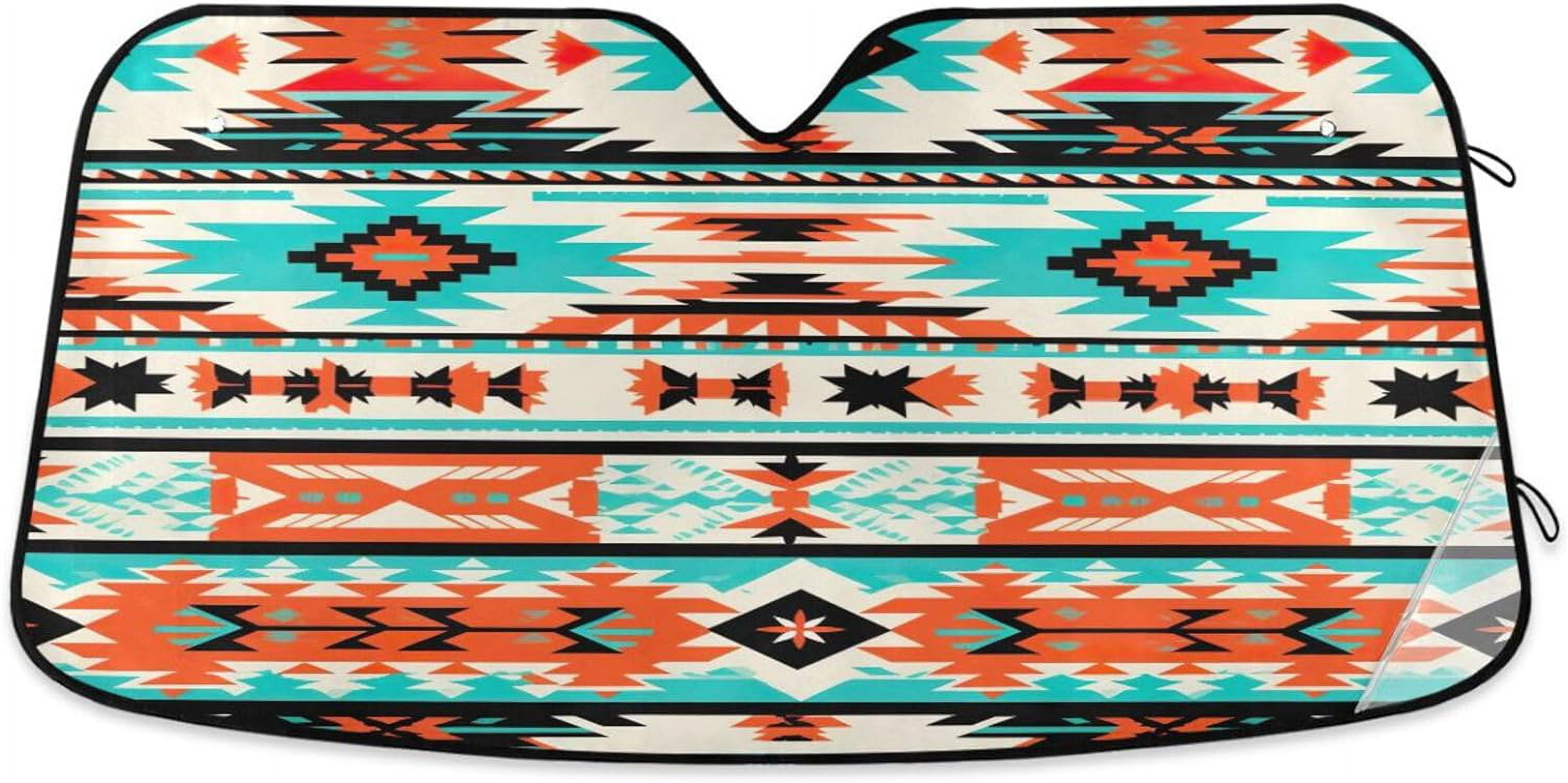 GZHJMY Aztec Car Windshield Sun Shade Foldable Sun Shield Shade for ...