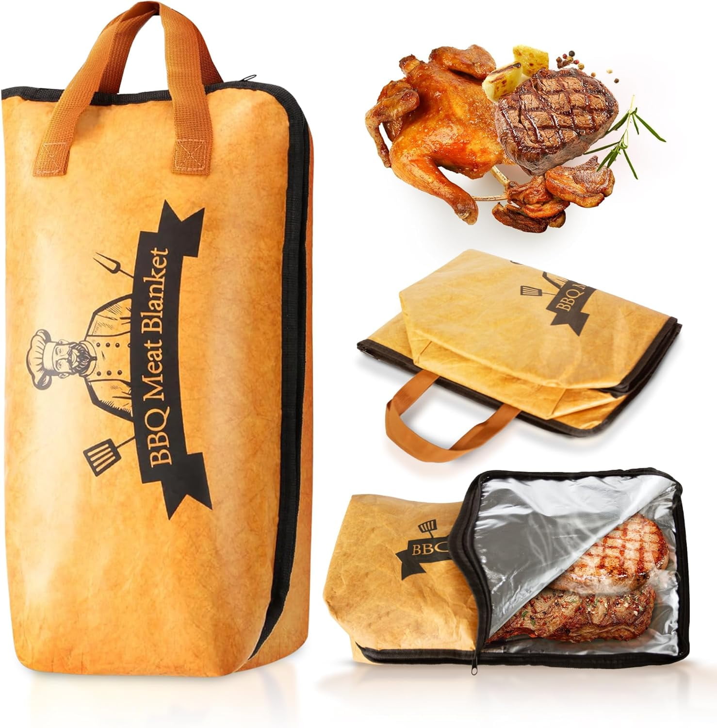 GZHJMY BBQ Blanket for Resting Meat, Reusable Insulated Meat Resting ...