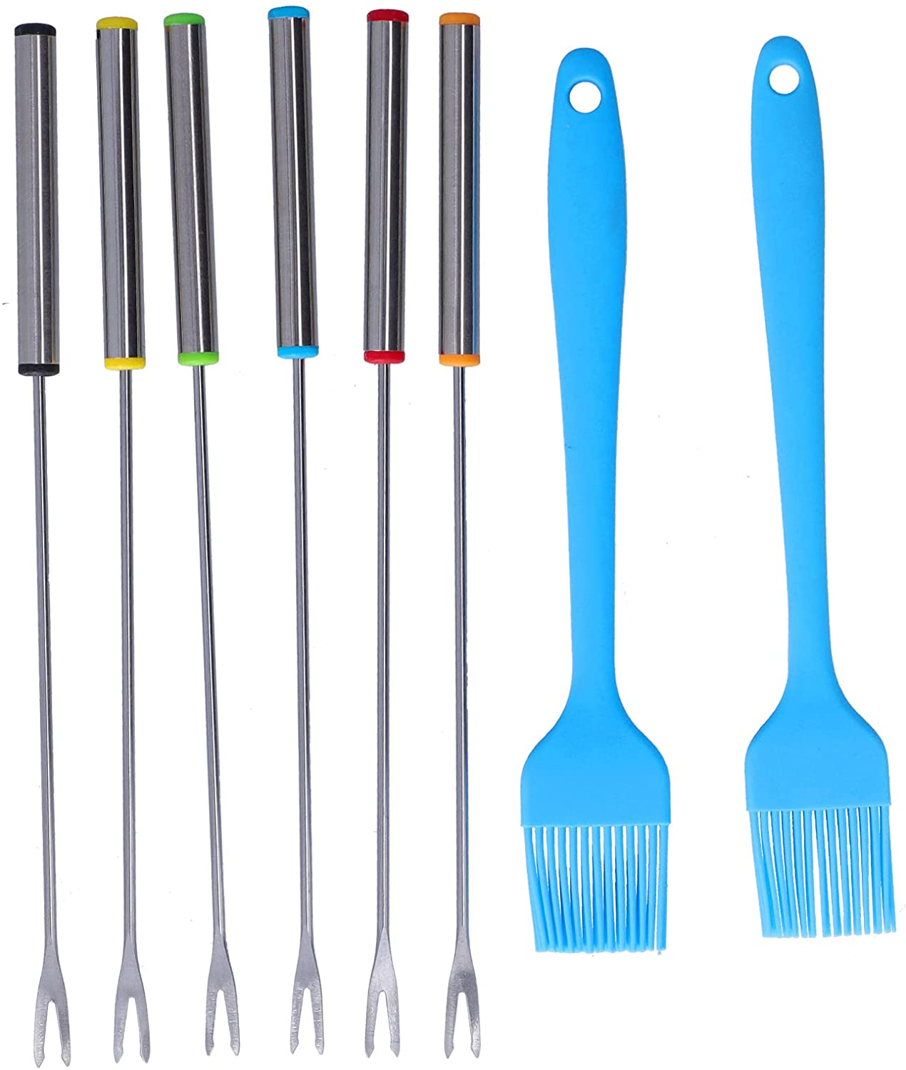 GZHJMY BBQ Grill Tool Set, 2Set Grill Accessories Stainless Steel Grill ...