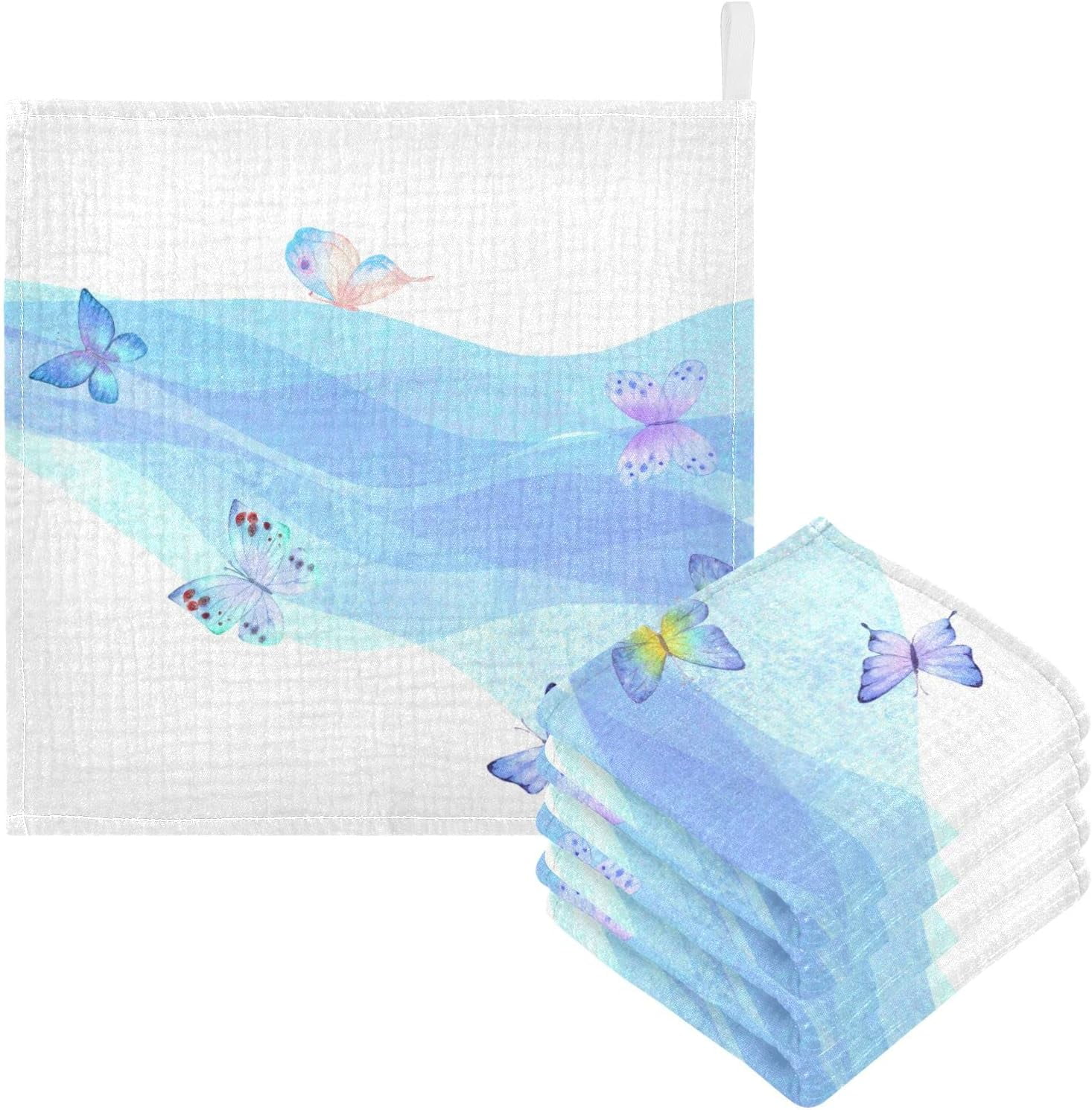 GZHJMY Baby Gauze Towels for Kids Soft Handkerchief Newborn 100% Cotton ...