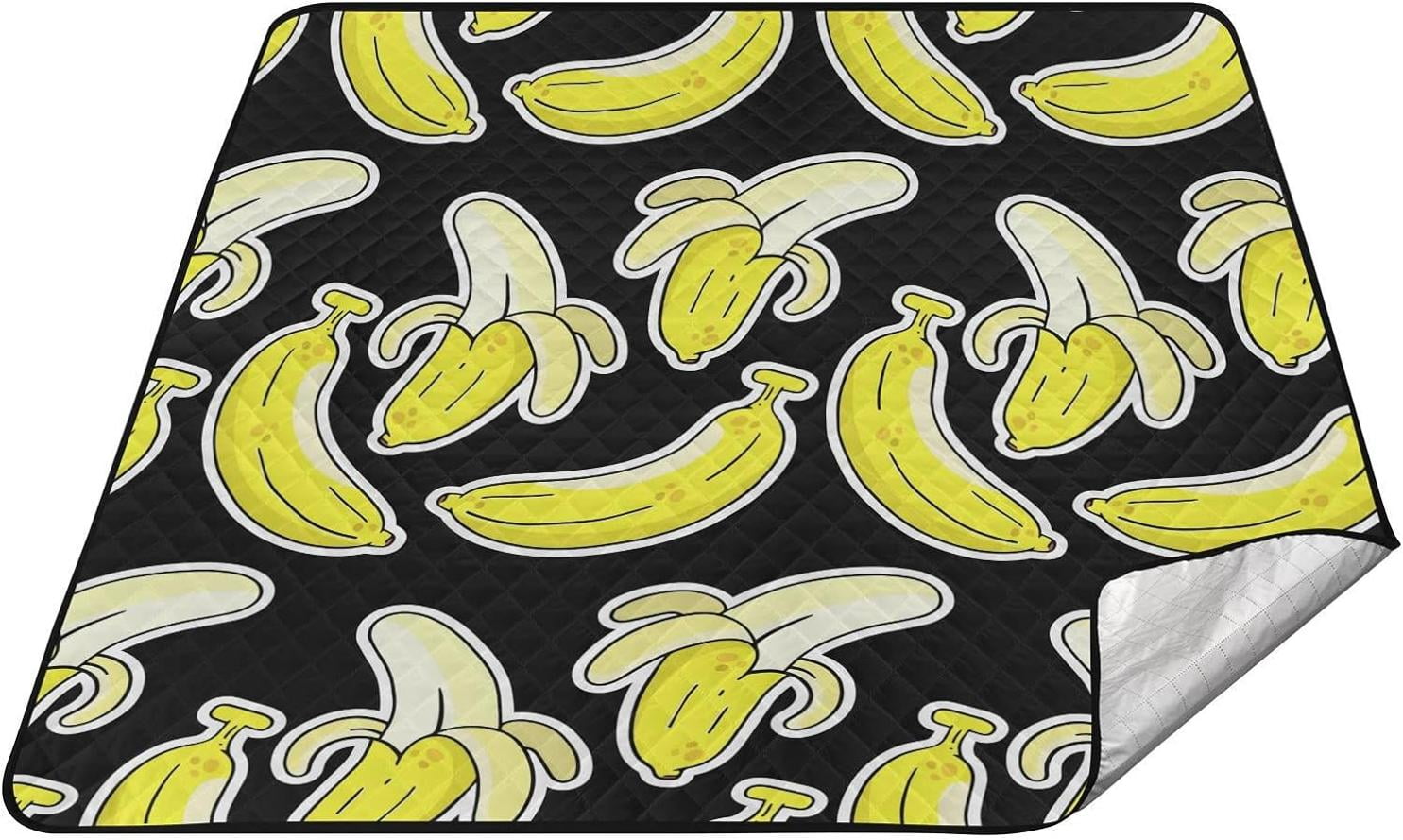 GZHJMY Bananas Large Picnic & Outdoor Beach Blanket, Waterproof ...