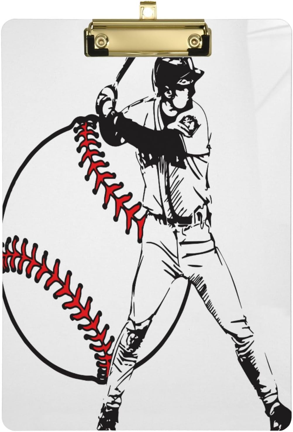 GZHJMY Baseball Clipboard A4 Standard Size Decorative Clipboard with ...