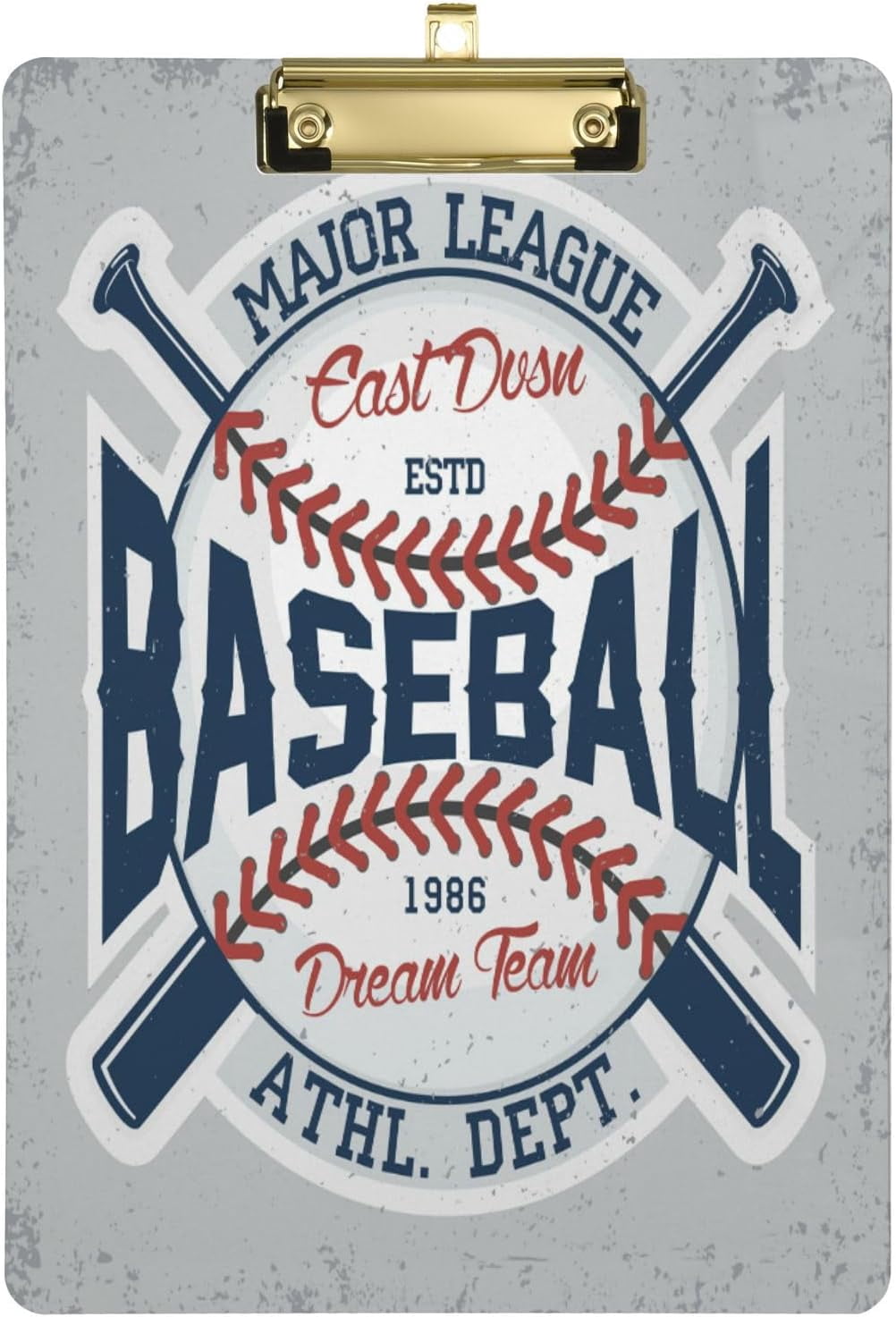 GZHJMY Baseball Clipboard A4 Standard Size Decorative Clipboard with ...