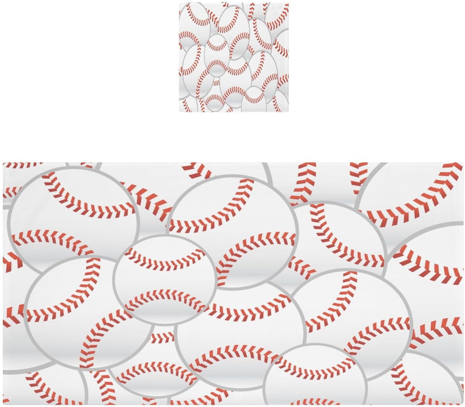 GZHJMY Baseball Soft Cotton Towel Sets 2 Piece,1 Bath Towel 1 Hand ...