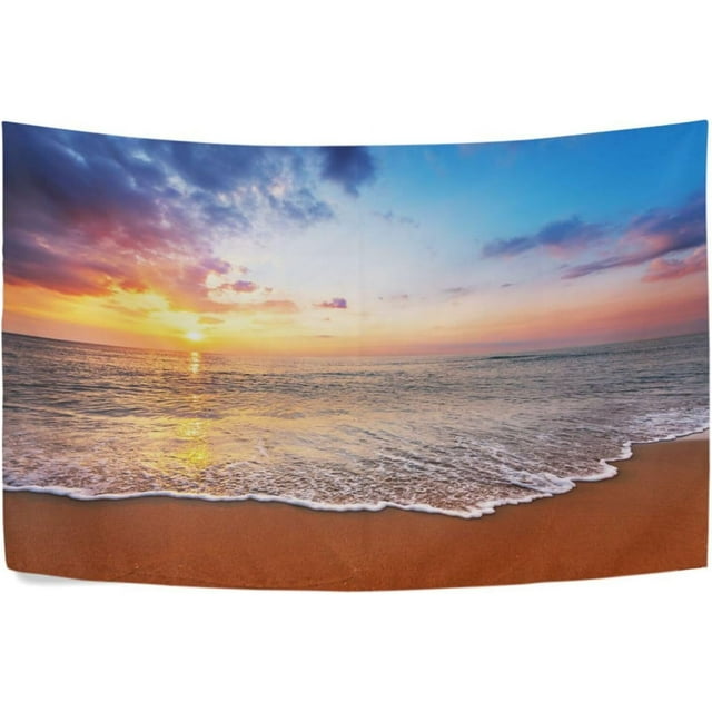 GZHJMY Beach Sunrise Tapestry Aesthetic Tapestry for Bedroom Living ...