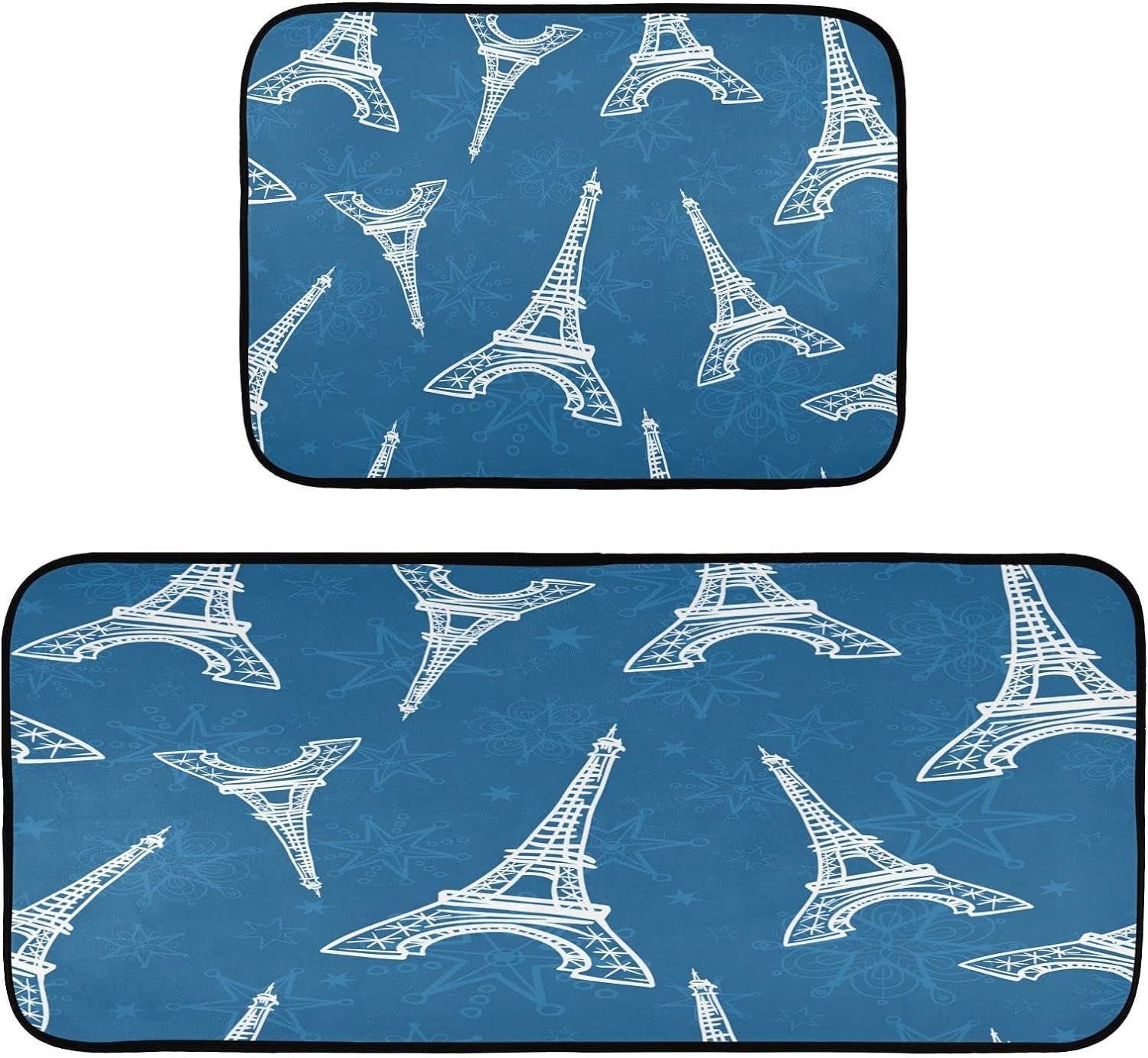 GZHJMY Beautiful Paris Eiffel Tower Anti Fatigue Mats for Kitchen Floor ...