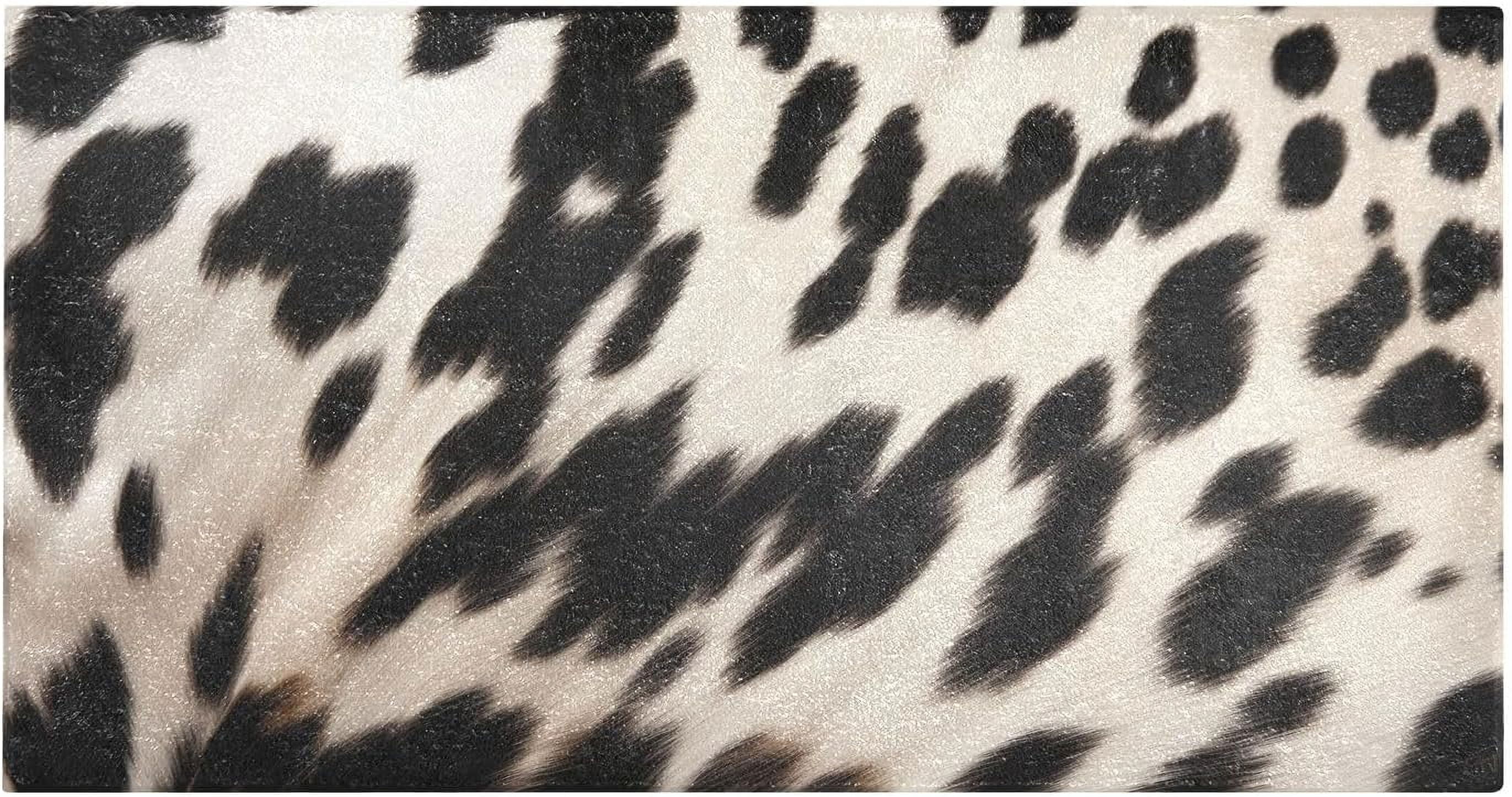 GZHJMY Black and White Spots Bathroom Rugs Floor Mats Non-Slip Soft ...